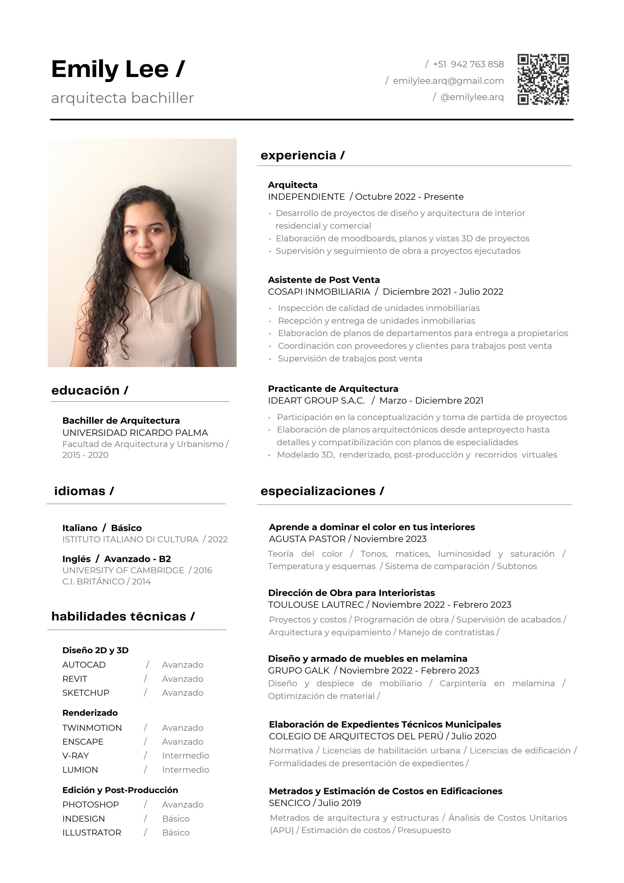 CV_Emily Lee by Emily Lee - Issuu