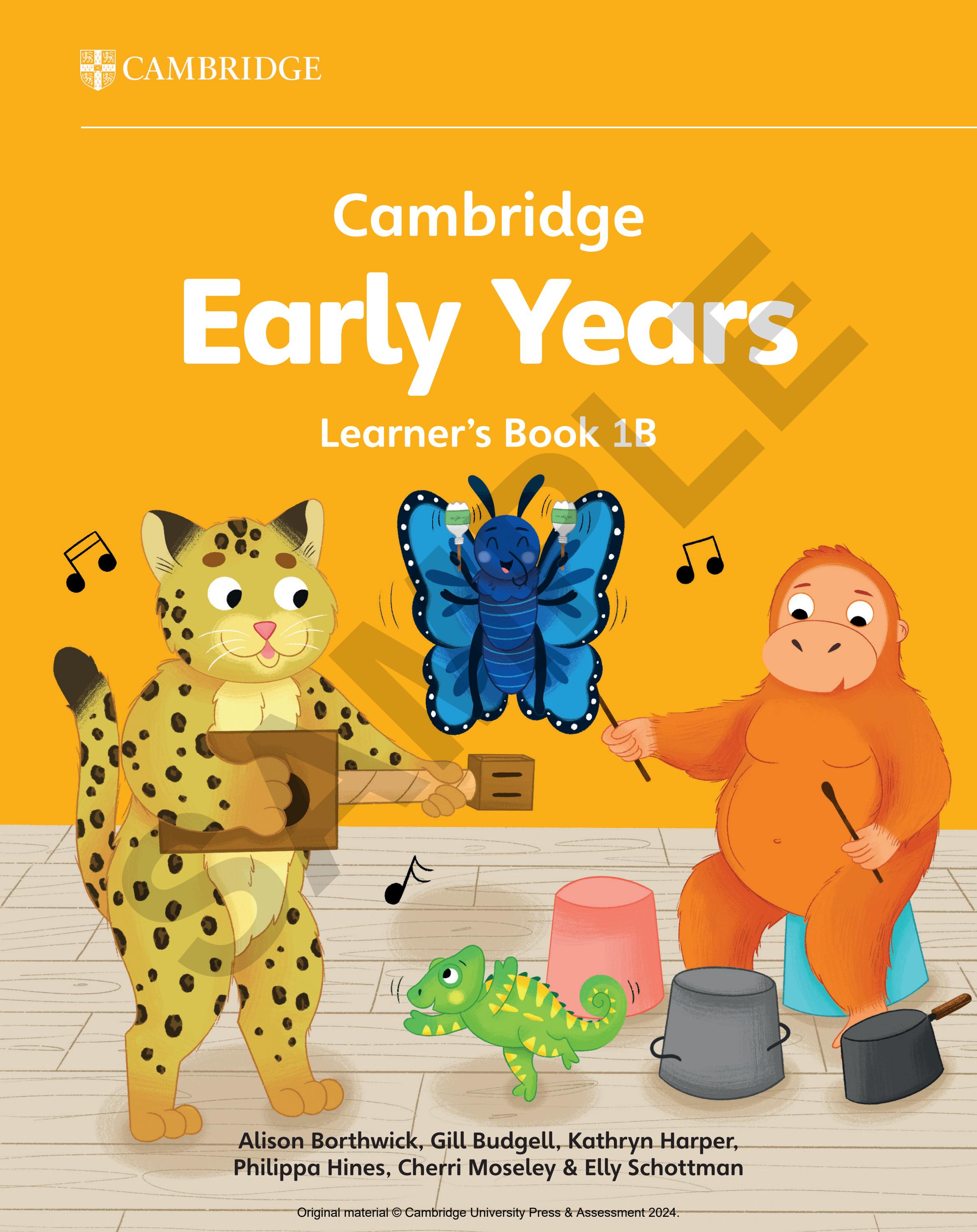 Cambridge Early Years Learner's Book 1B by Cambridge International ...