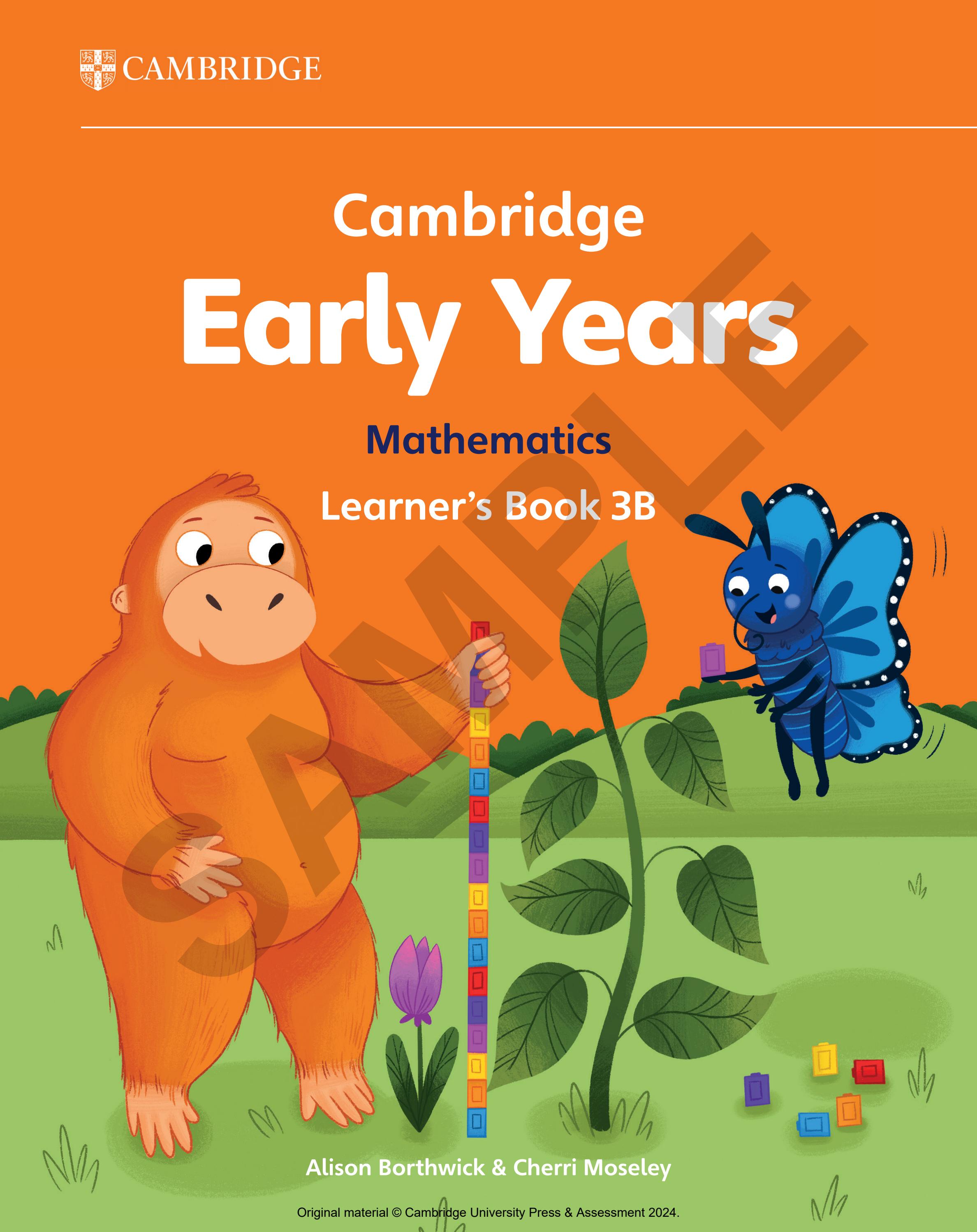 Cambridge Early Years Mathematics Learner's Book 3B by Cambridge ...