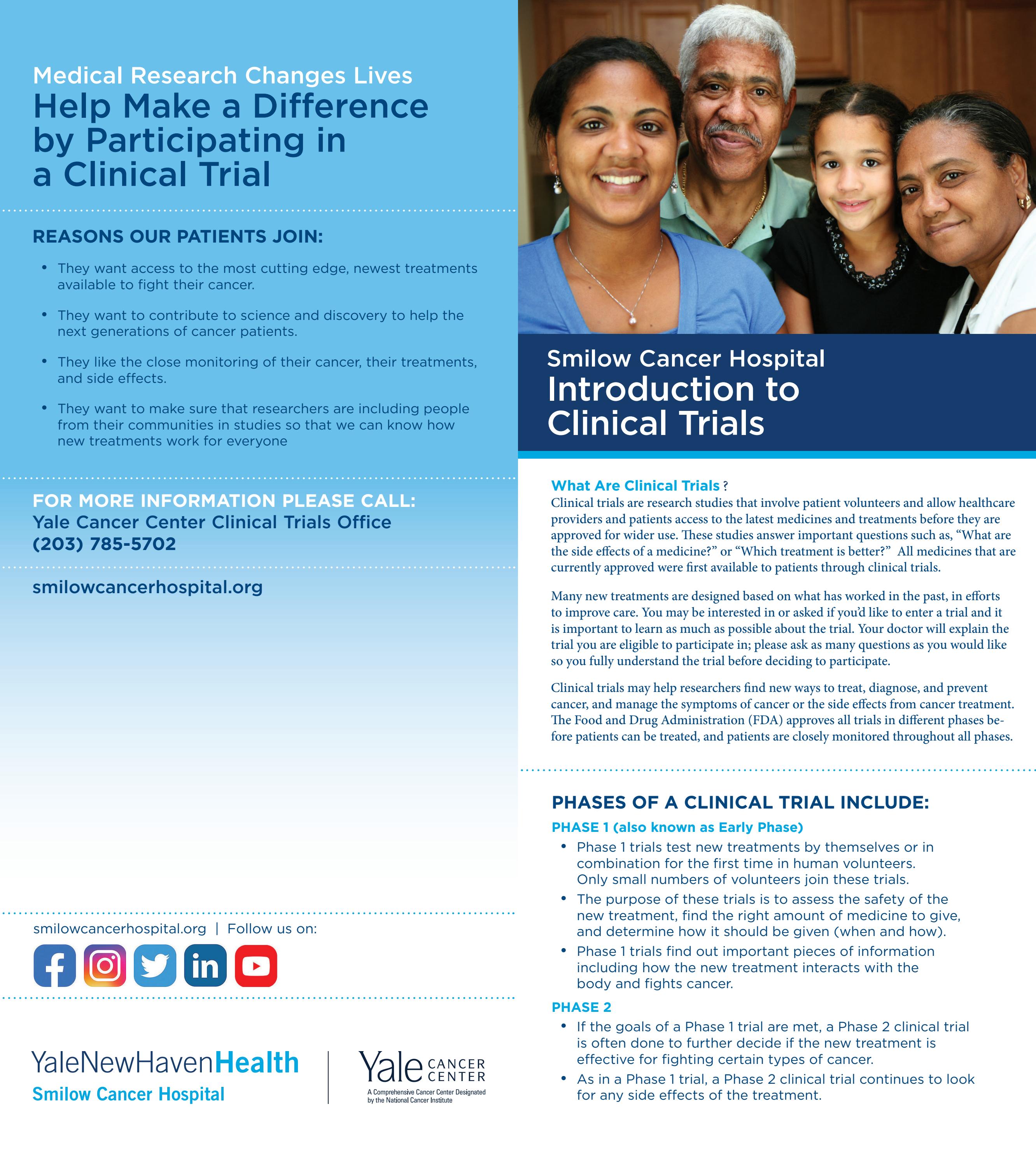 Smilow Cancer Hospital Introduction to Clinical Trials by Smilow Cancer ...