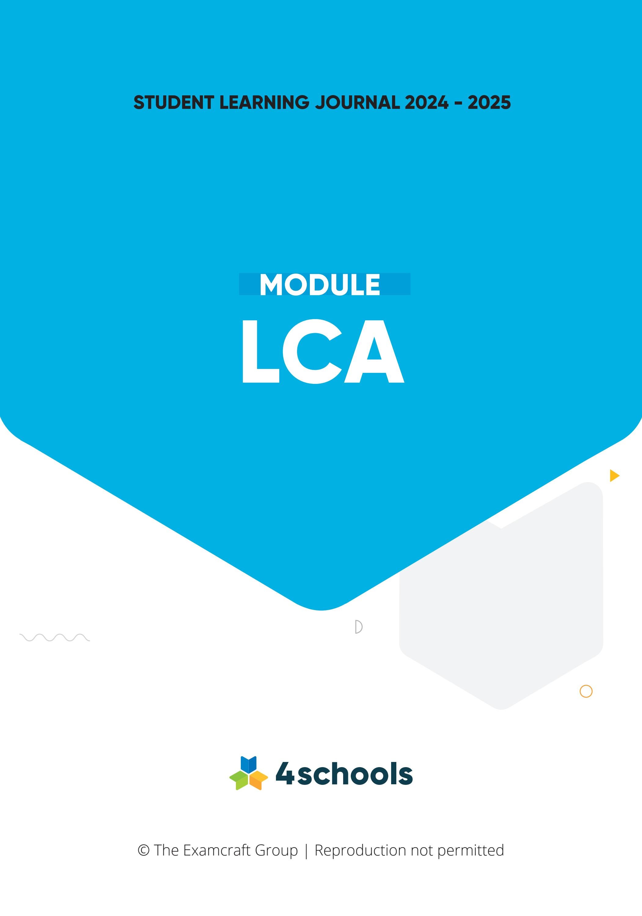 SLJ - Module LCA by The Examcraft Group - Issuu