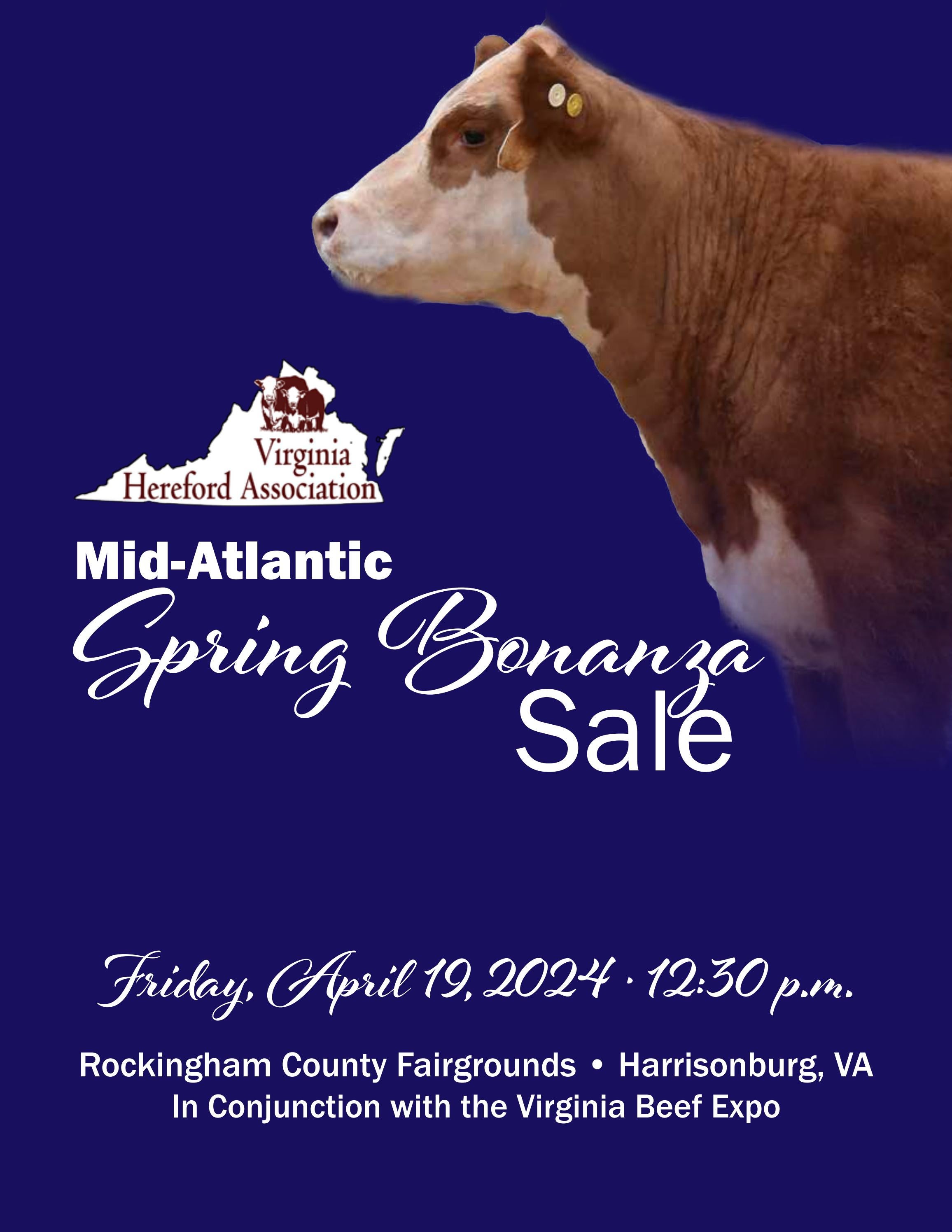 Mid Atlantic Spring Bonanza Sale by American Hereford Association - Issuu