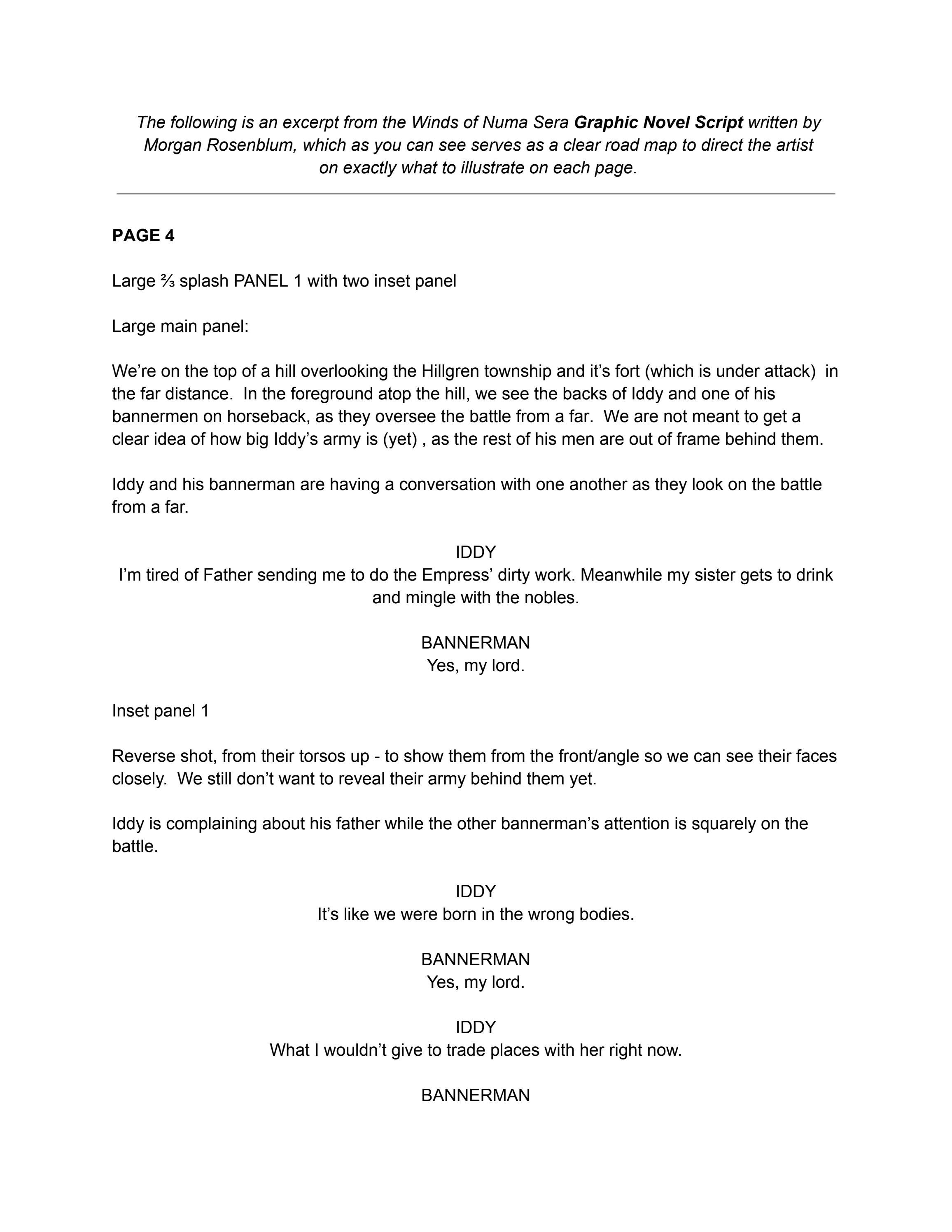 Comic Book Script Writing Sample by Hero Projects - Issuu