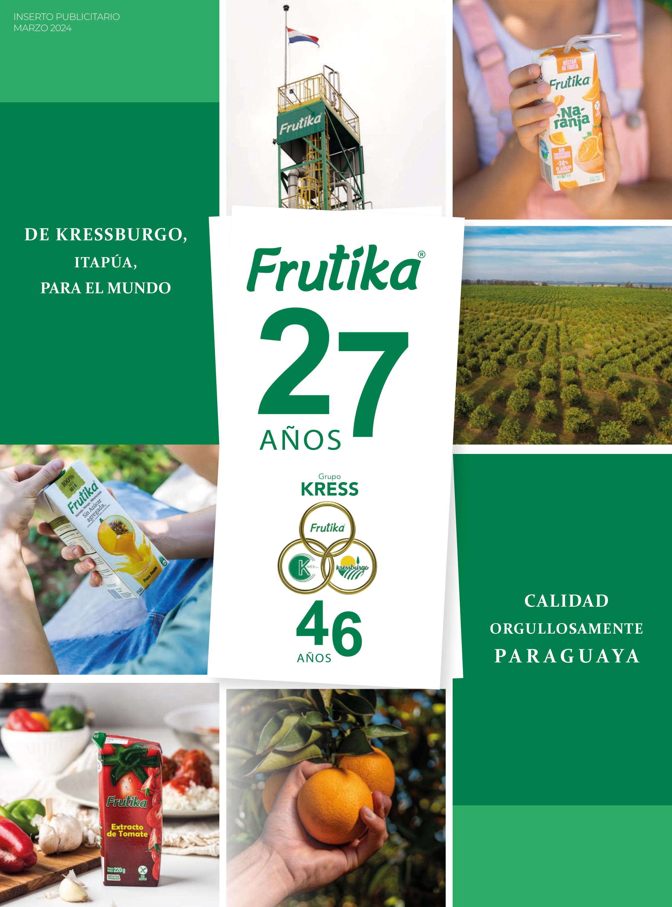 Suplemento Aniversario Frutika by Lamesquita Comunicación - Issuu
