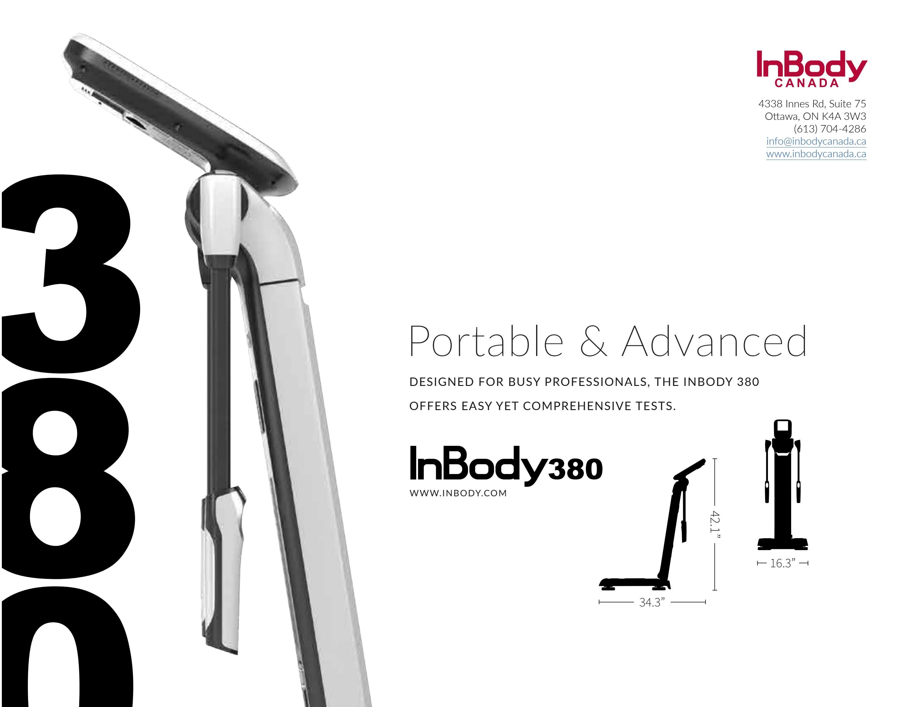 InBody 380 Body Composition Analyzer by InBodyCanada - Issuu