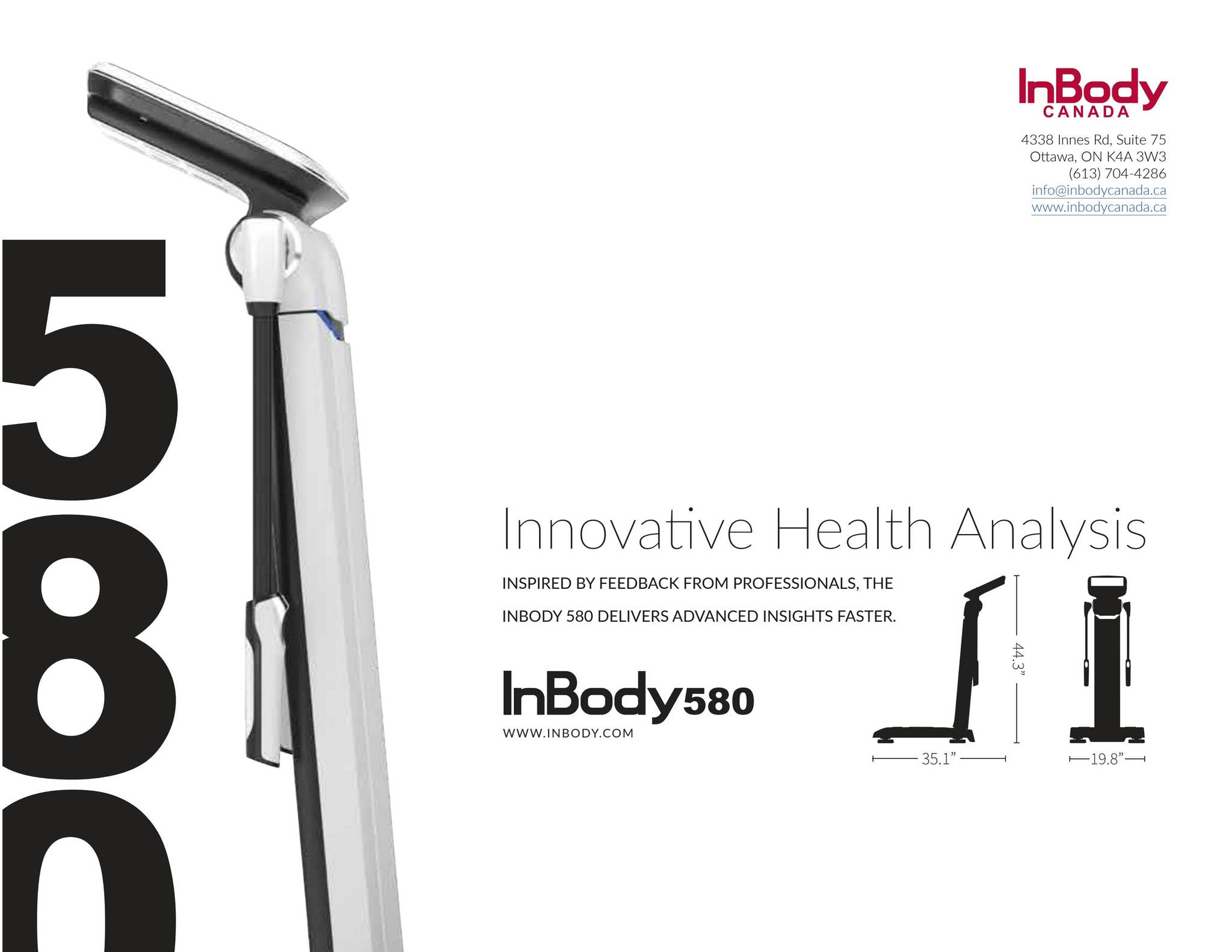InBody 580 Body Composition Analyzer by InBodyCanada - Issuu
