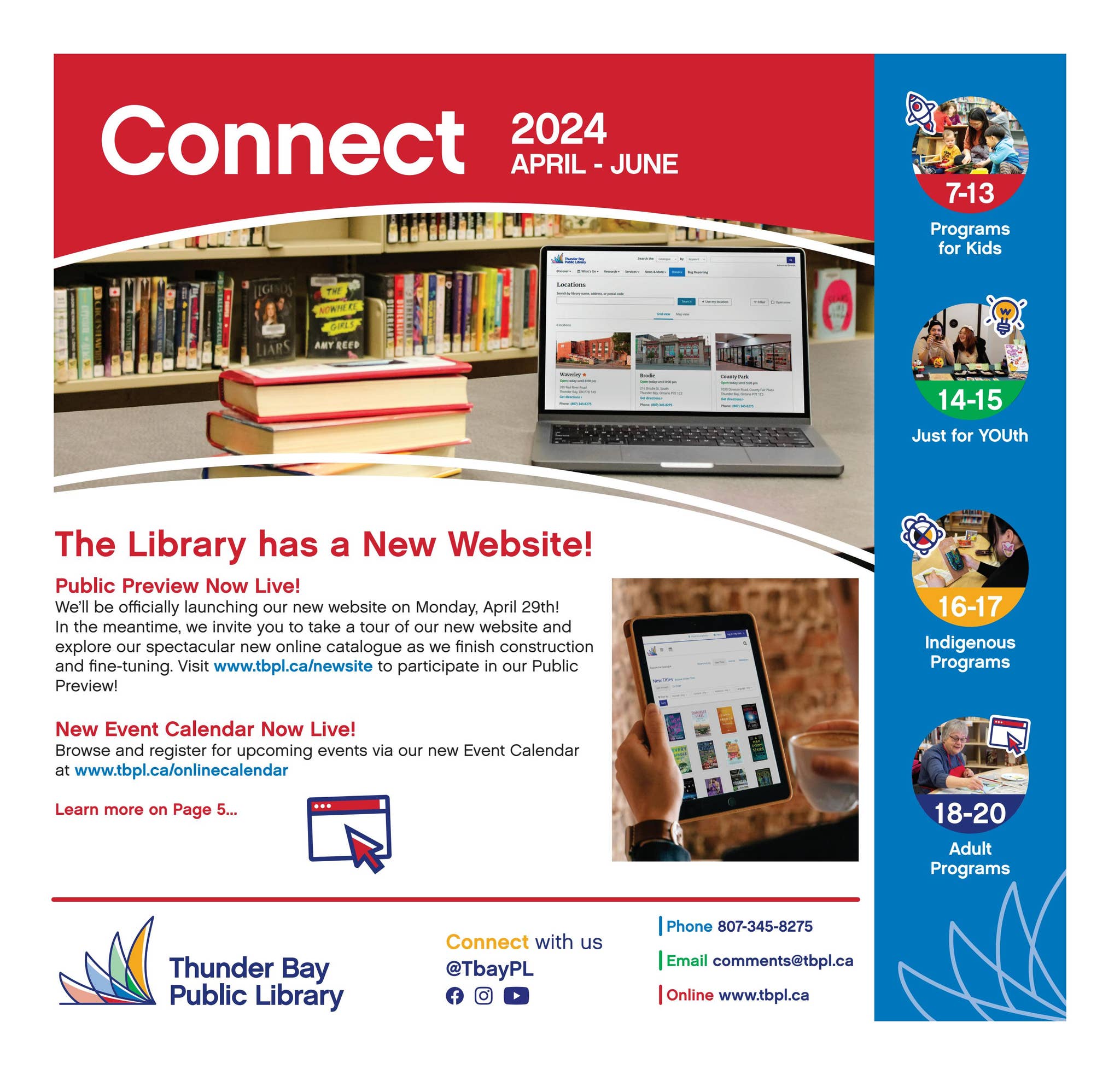Thunder Bay Public Library Connect (April - June 2024) by Thunder Bay ...