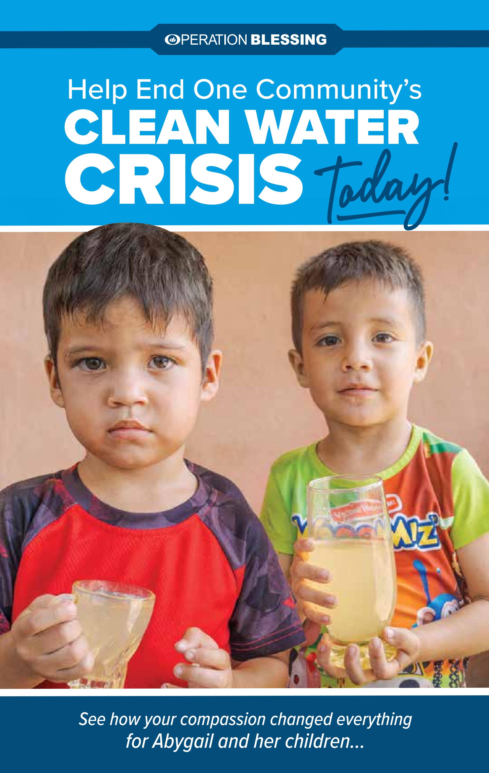 Help End One Community's Clean Water Crisis Today! by Operation ...