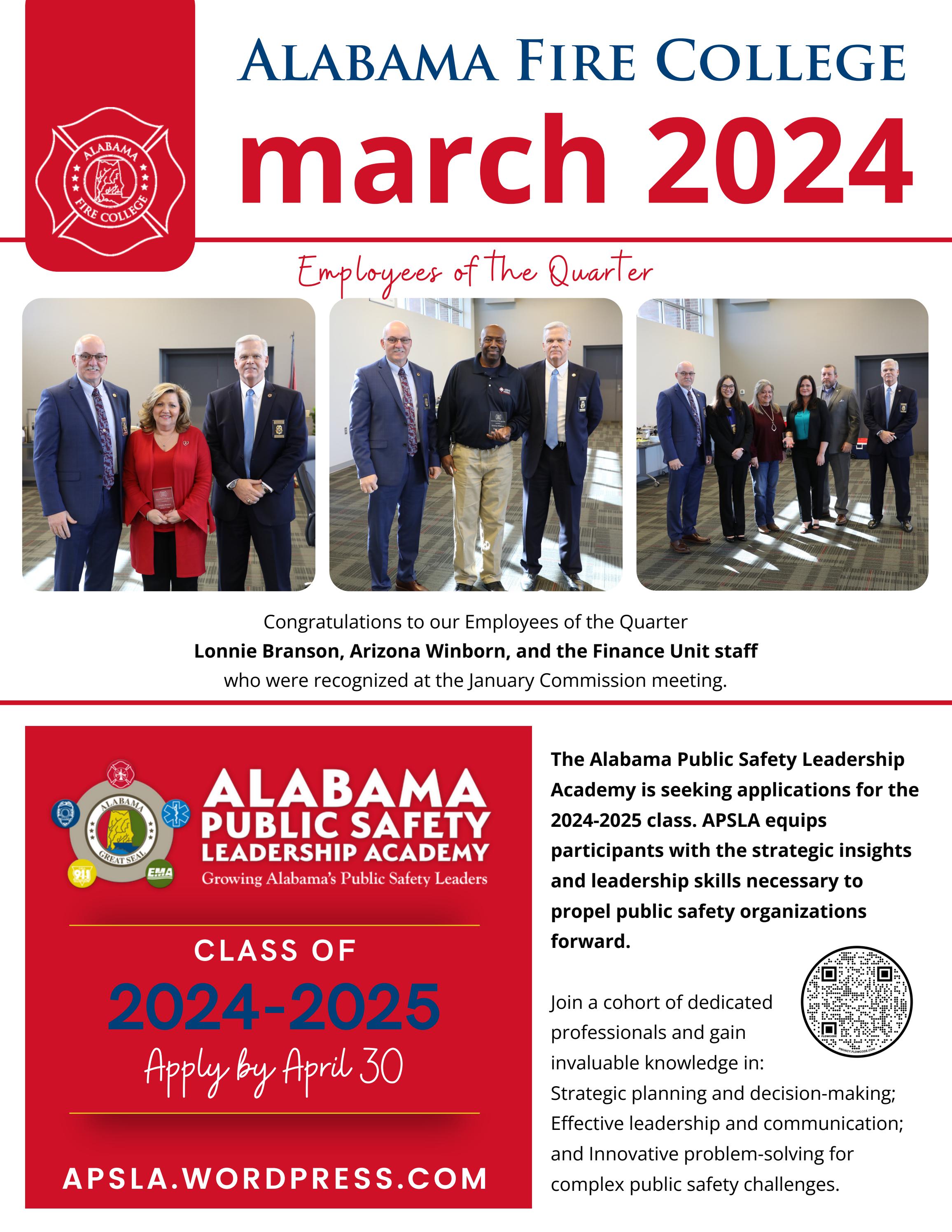 AFC March 2024 News by Alabama Fire College - Issuu