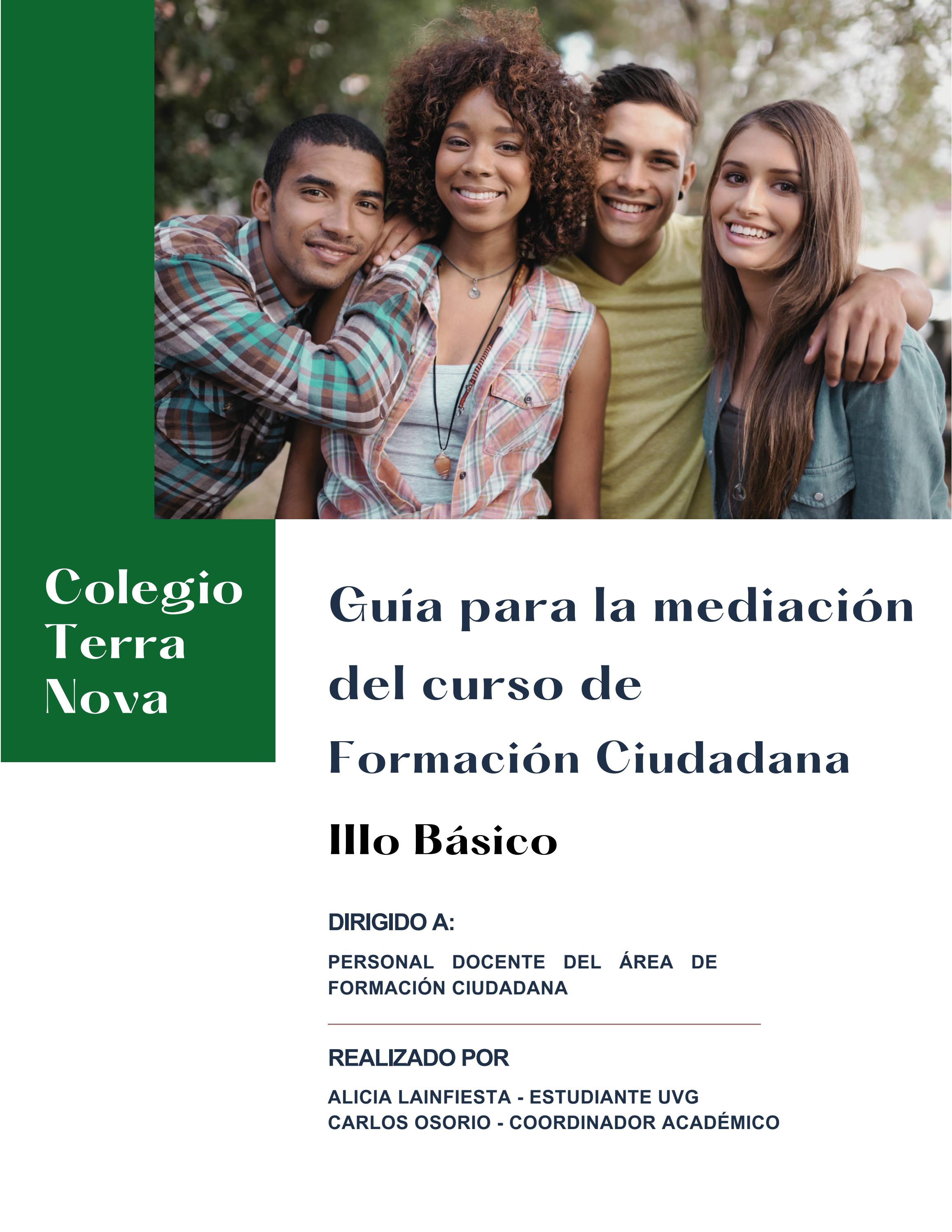 Guía para la mediación del curso de Formación Ciudadana - IIIo Básico ...