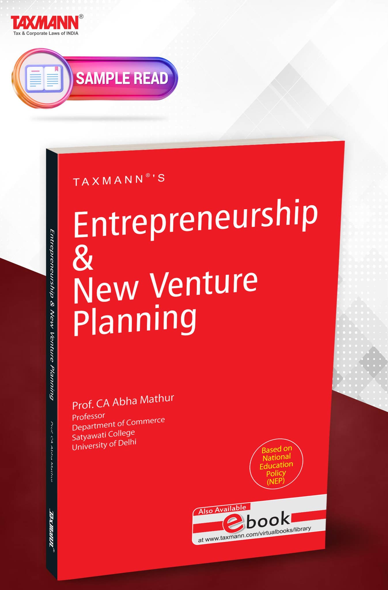 Taxmann's Entrepreneurship & New Venture Planning by Taxmann - Issuu