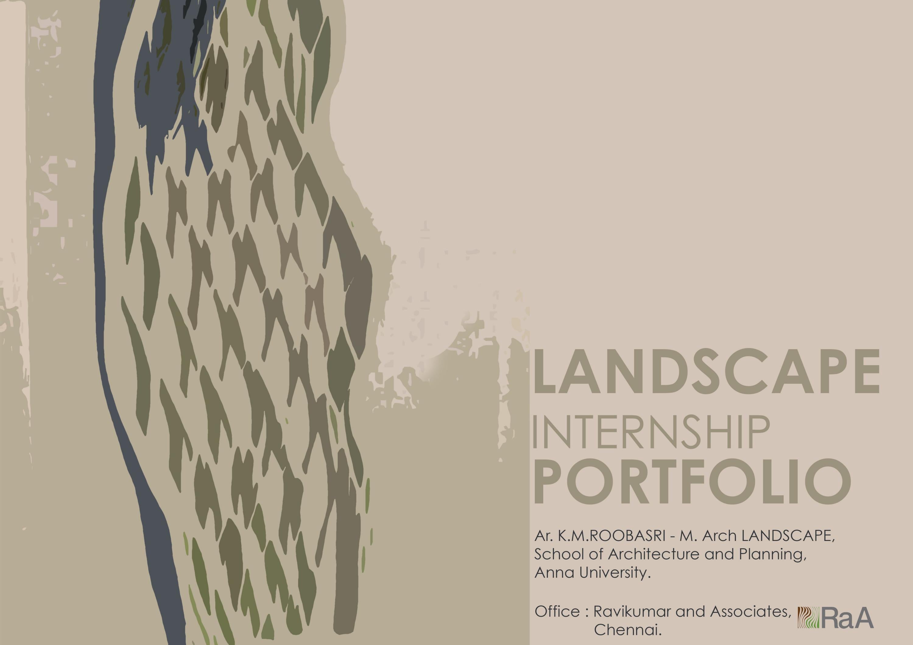 KM Roobasri LANDSCAPE Internship Portfolio by roobasri k.m. - Issuu