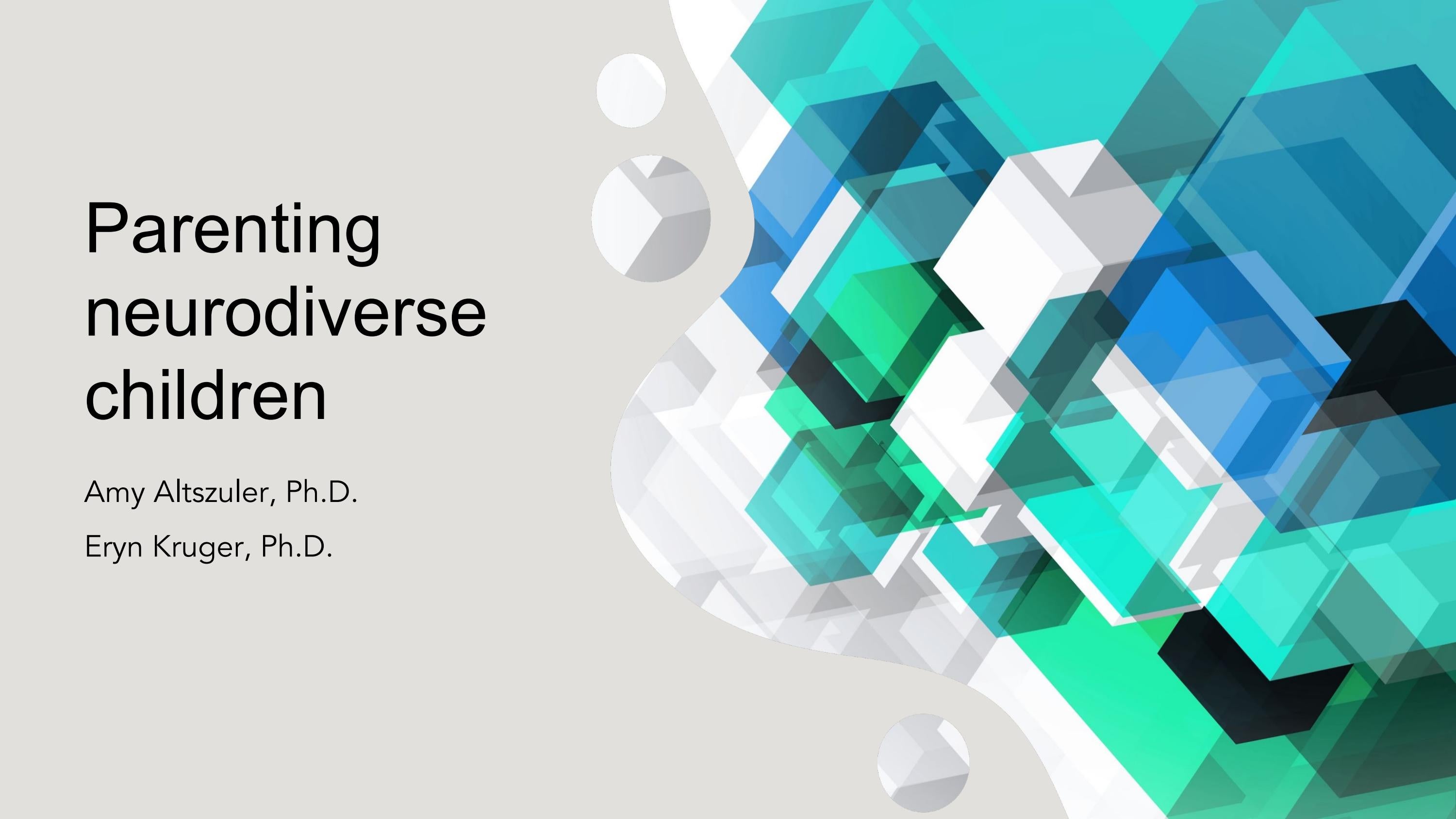 St. Anne's School DEI PA Presentation - Parenting Neurodiverse Children ...