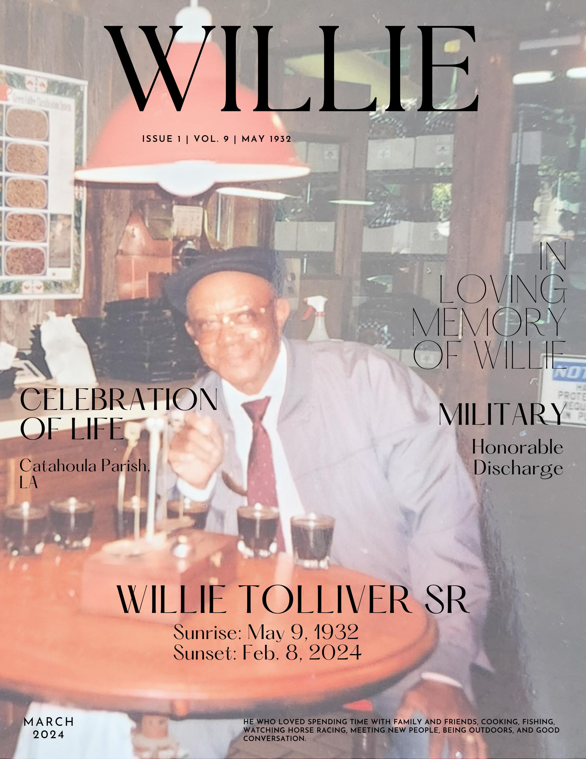 CoL - Willie Tolliver Sr by Thanh Lam - Issuu