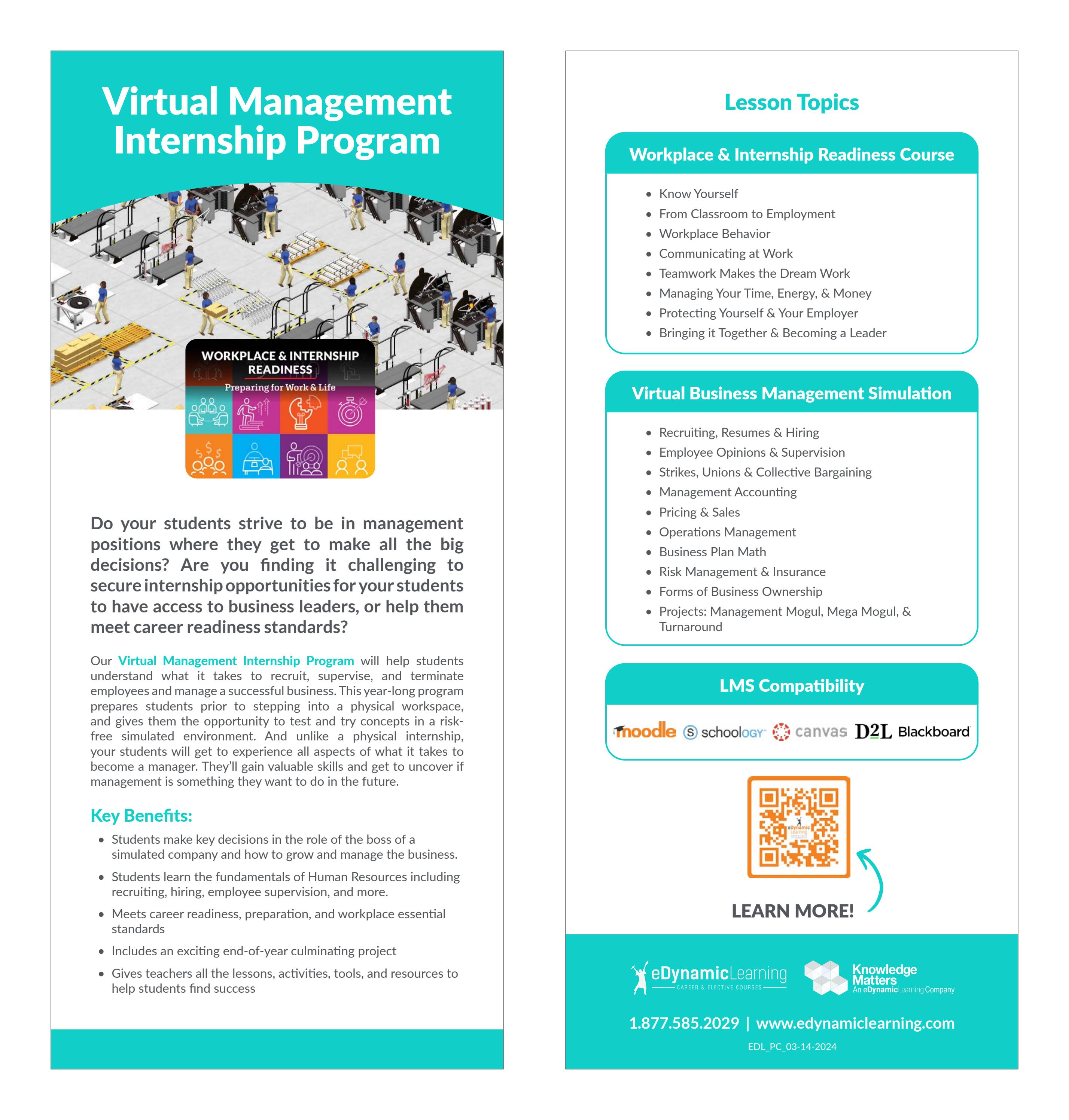Virtual Management Internship Program by edynamiclearning - Issuu