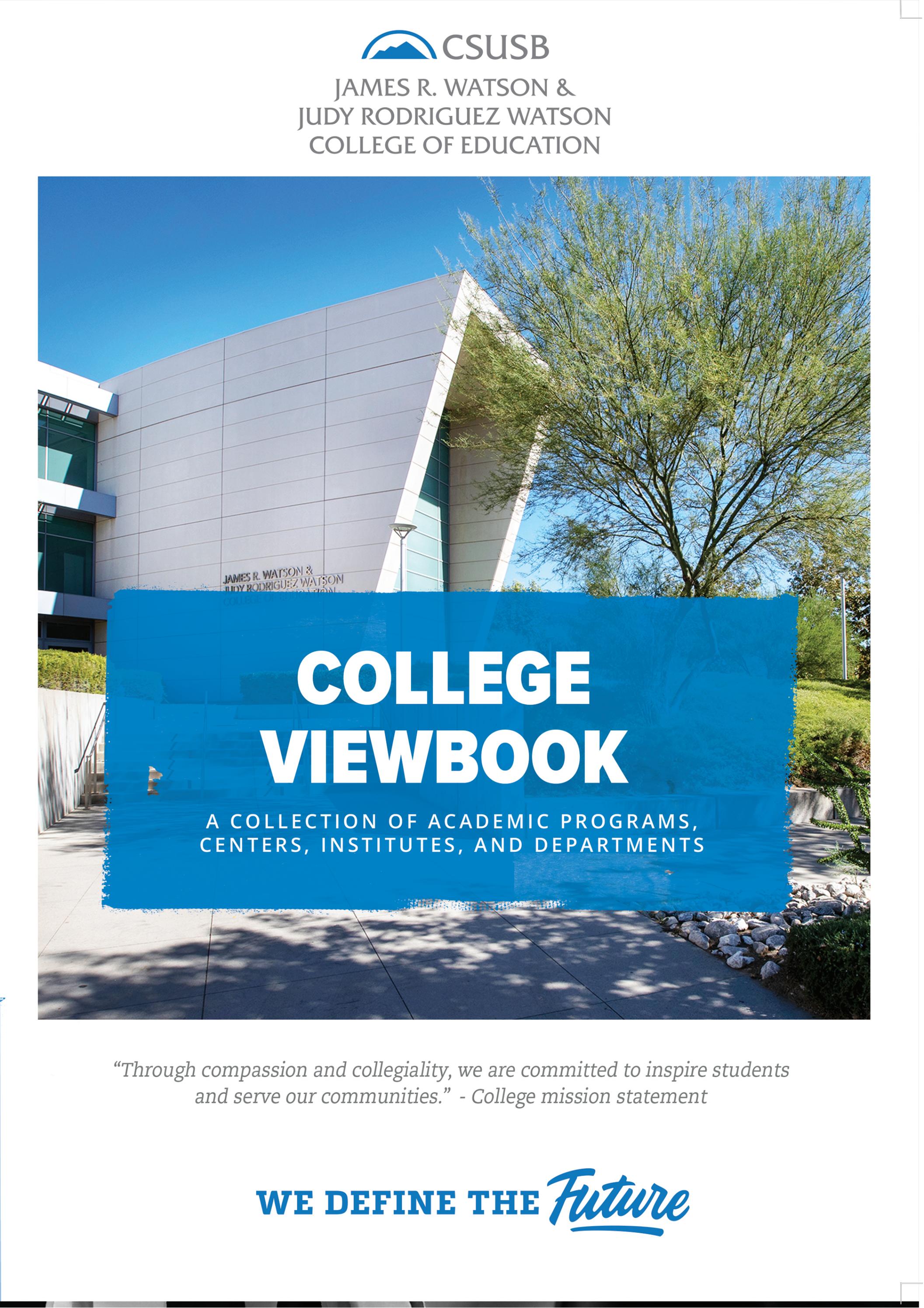 Watson College of Education | Viewbook by csusbwcoe - Issuu