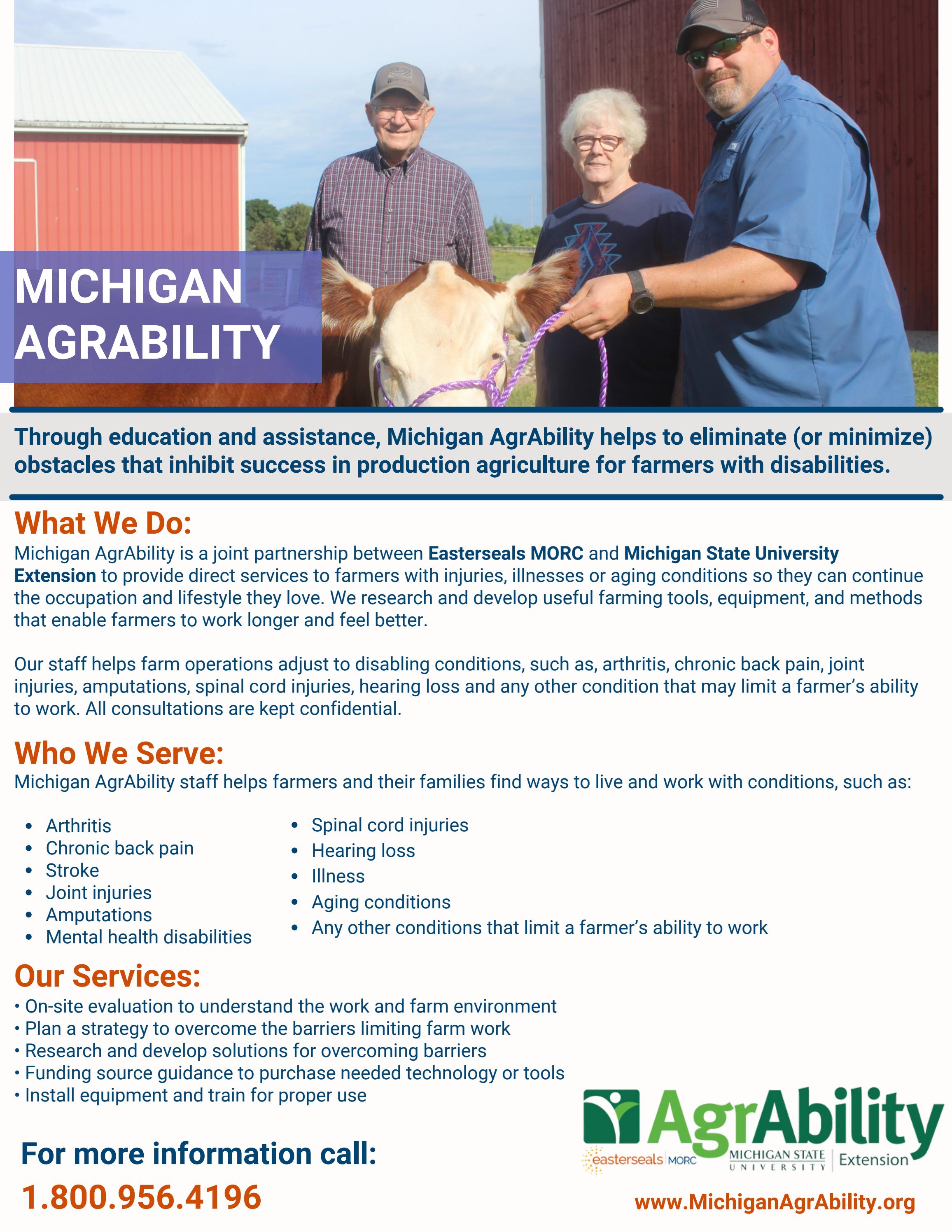Michigan AgrAbility by Easterseals MORC - Issuu
