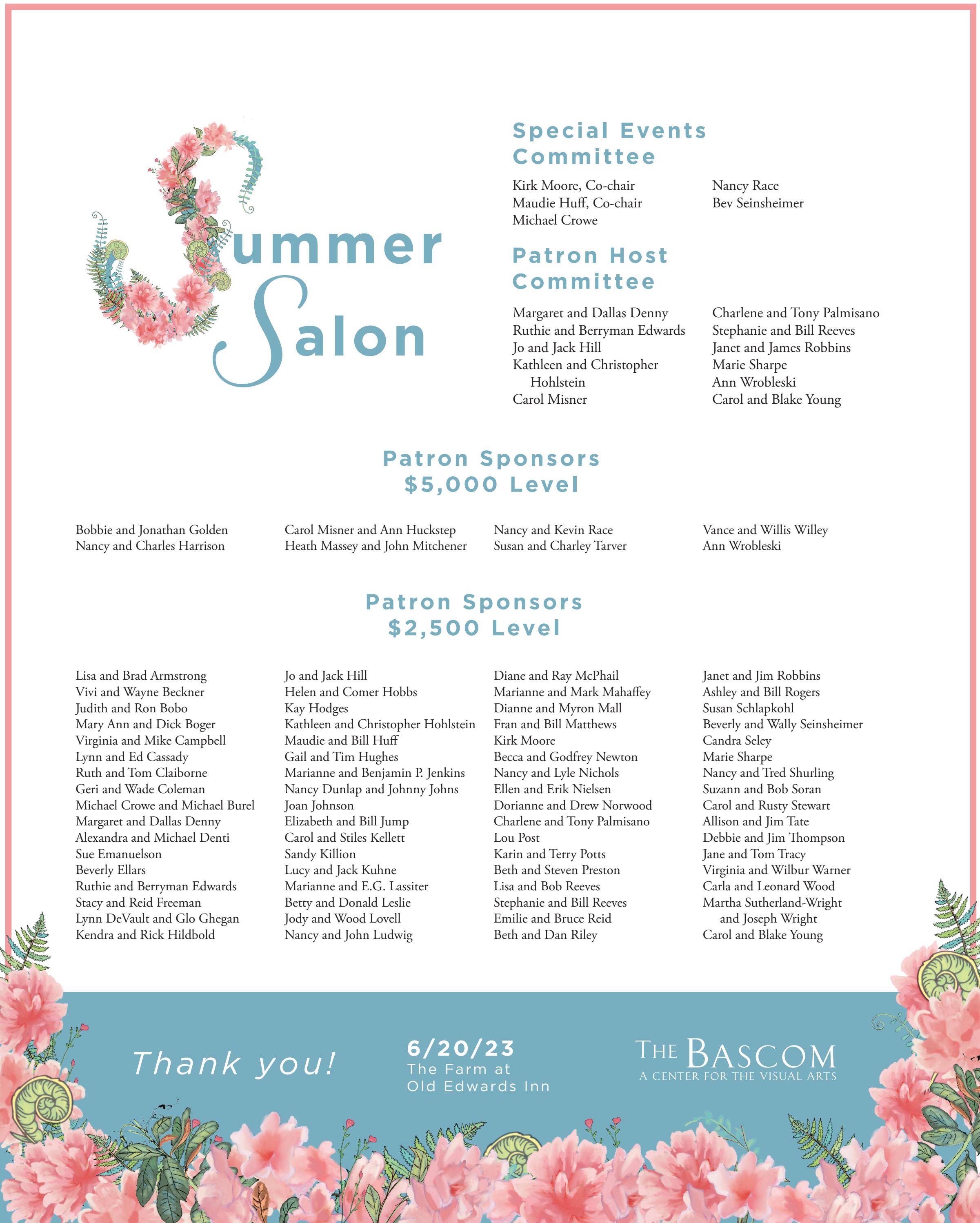 Summer Salon Sponsorship Poster by thebascomcorp - Issuu