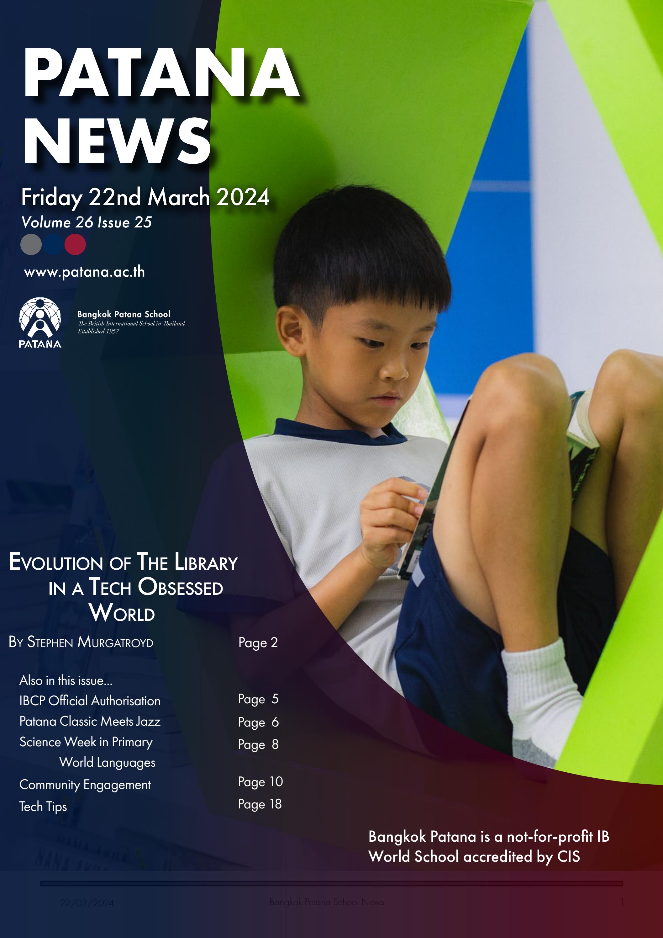 Patana News Volume 26 Issue 25 by Bangkok Patana School - Issuu