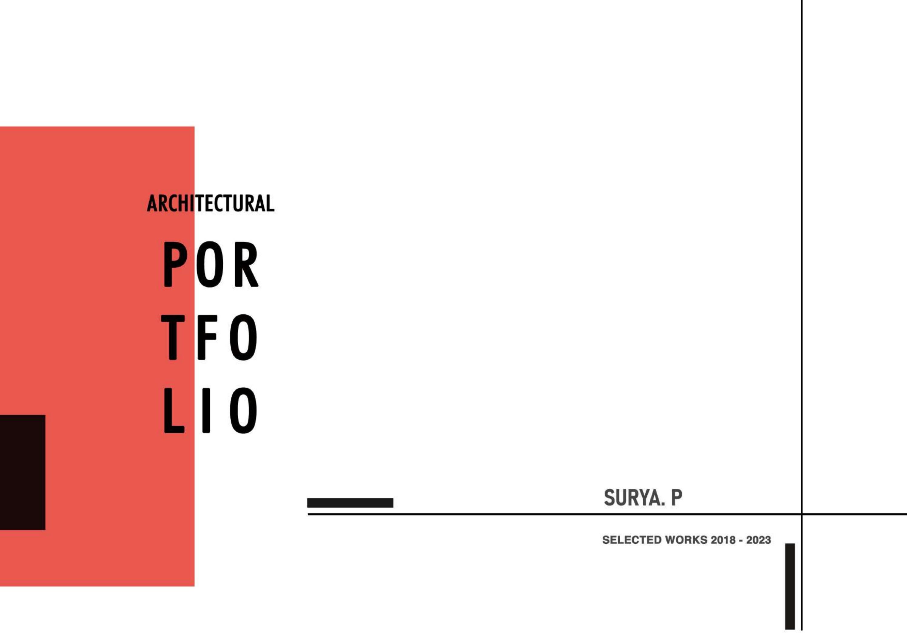 AR.Surya. P Architecture Portfolio Selected works by Surya Param - Issuu
