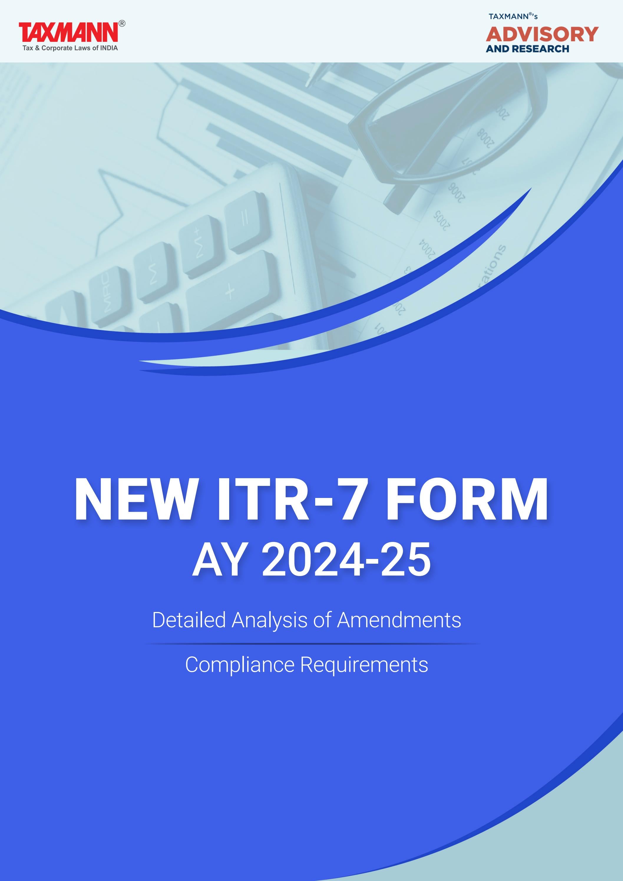 Taxmann's Analysis | New ITR-7 Form – AY 2024-25 by Taxmann - Issuu
