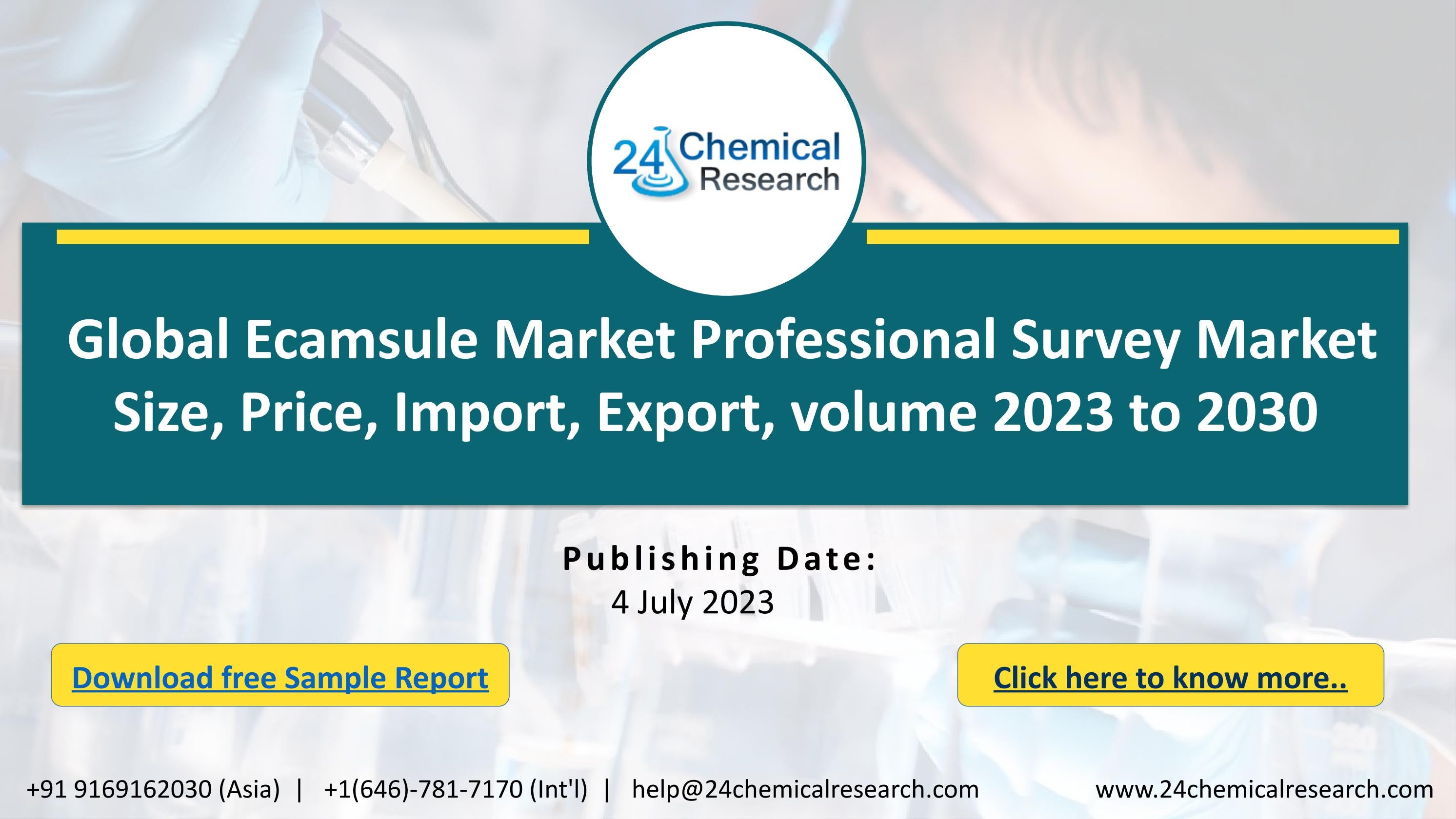 Ecamsule Market Professional Survey, Global Outlook and Forecast 2023 ...
