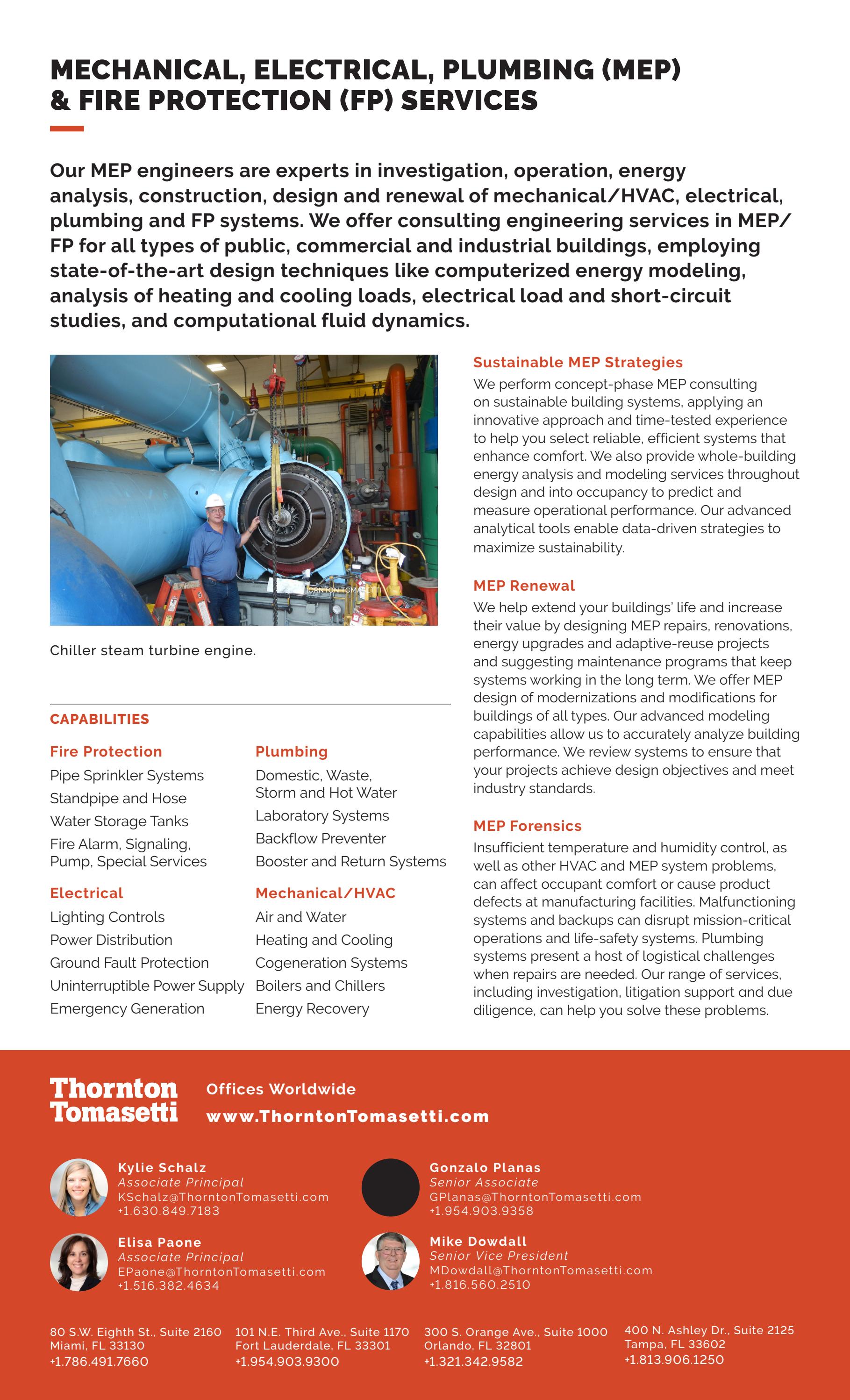 Mechanical, Electrical, Plumbing & fire protection (MEP) Services by ...