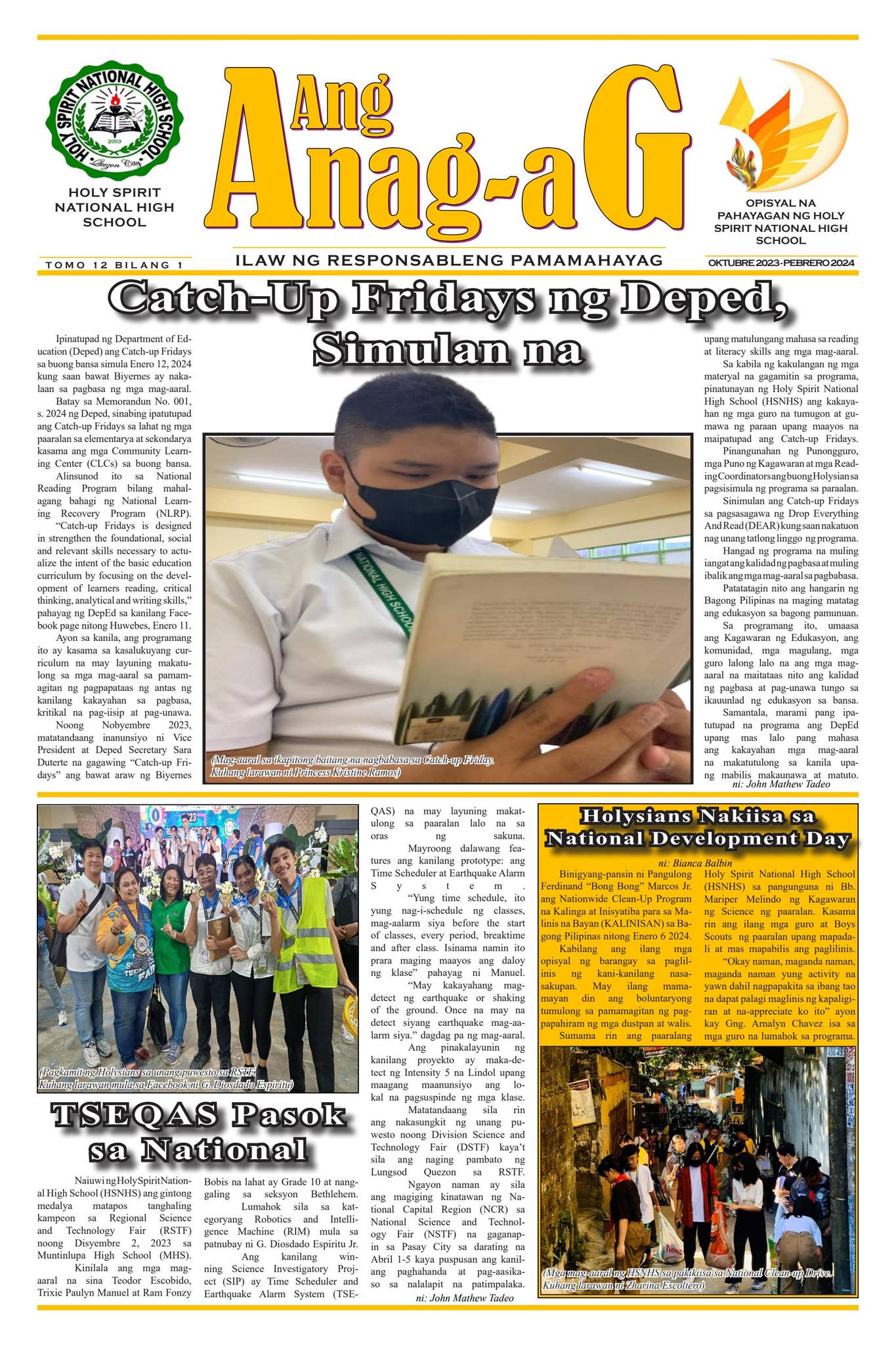 SDOQC_FILIPINO_ANG_ANAG_AG_HOLYSPIRITNATIONALHIGHSCHOOL by Sanny Pinto ...