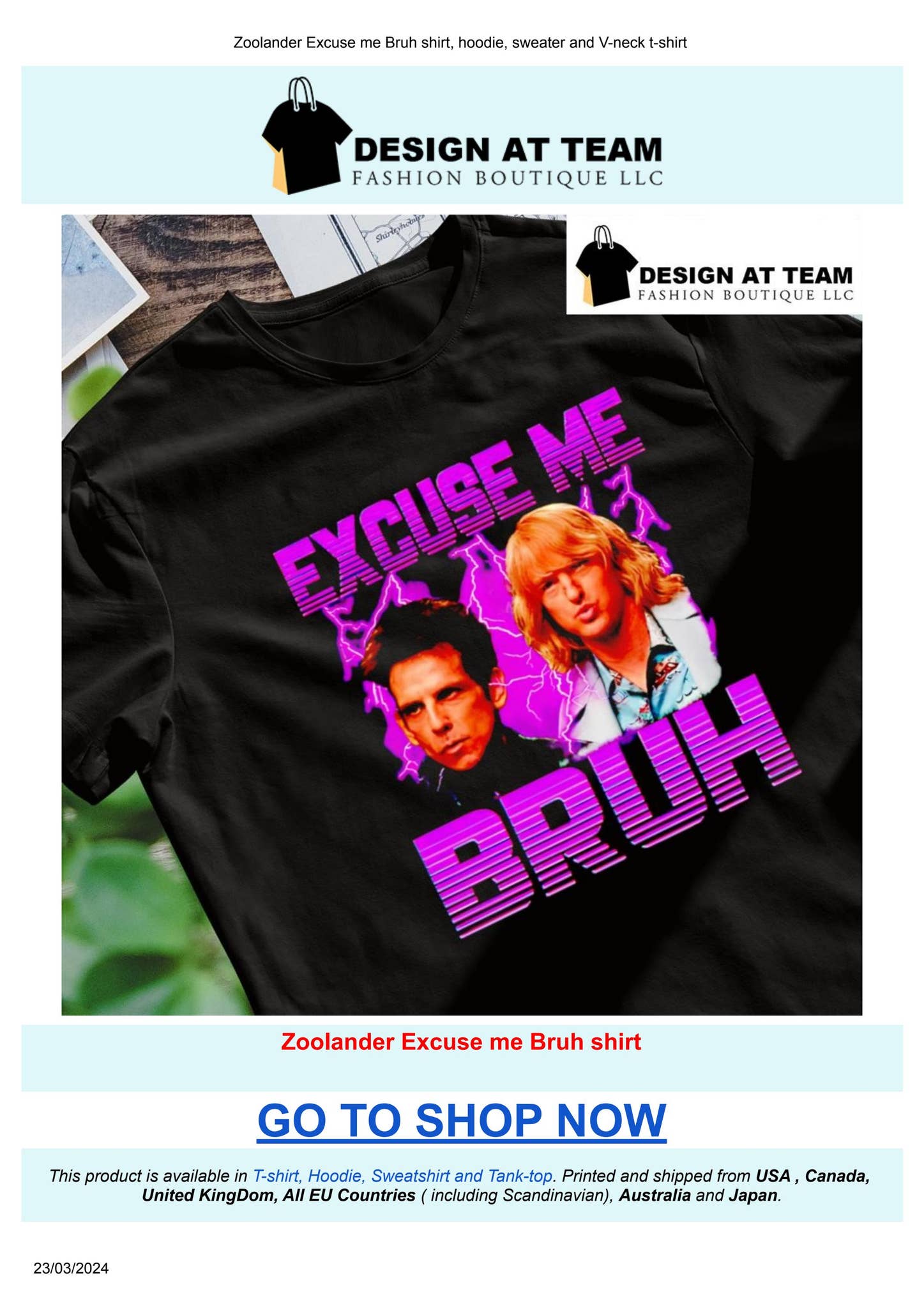 Zoolander Excuse me Bruh shirt by Design AT Shop - Issuu