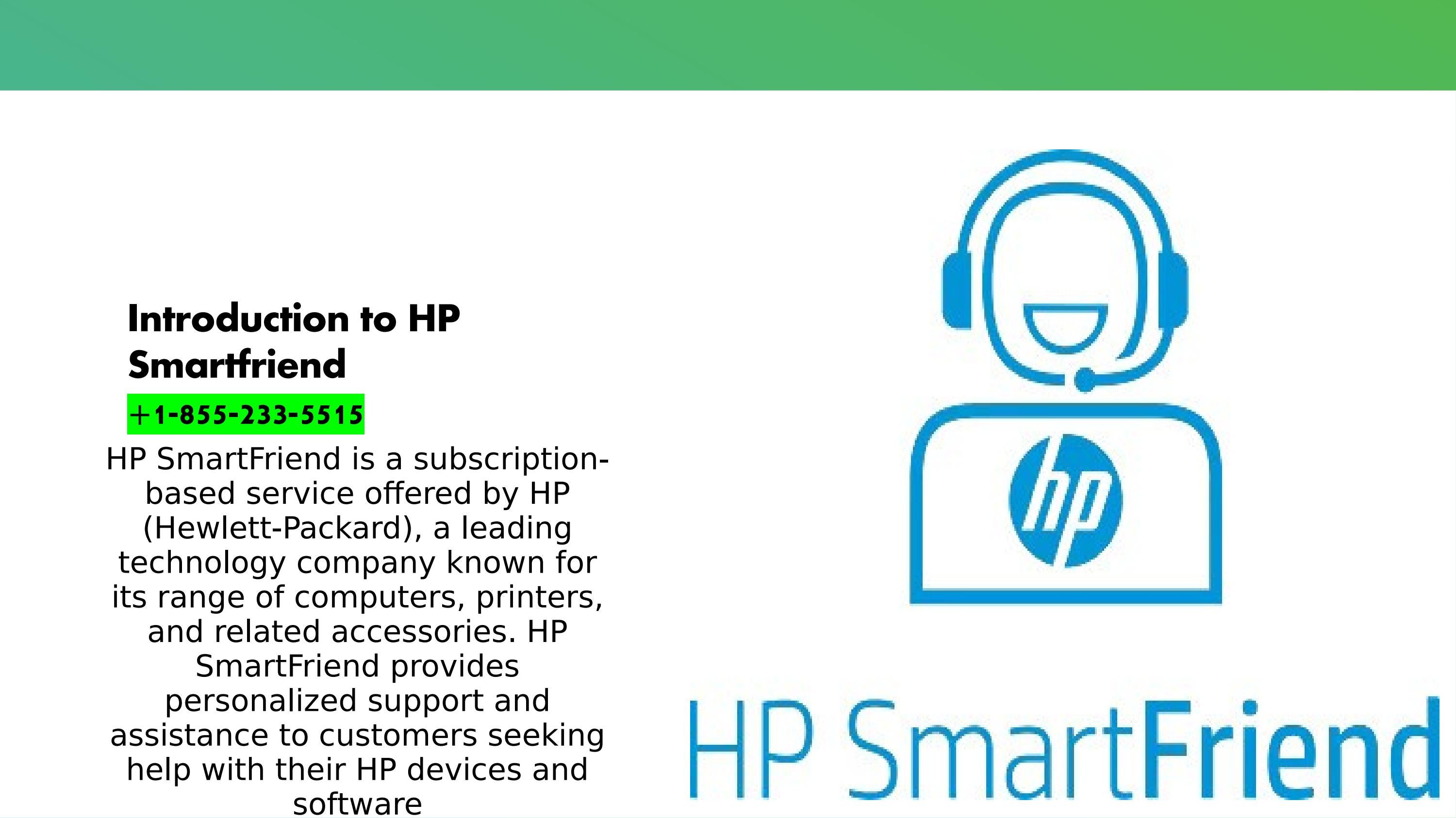 Fixed +1-855-233-5515 Support HP Smartfriend Not Working Windows 11 by ...