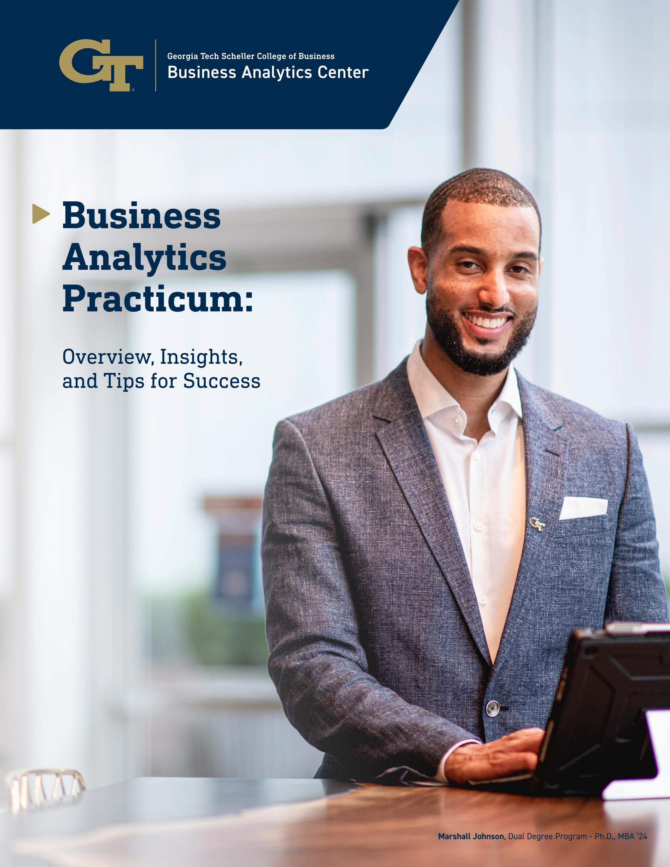 Business Analytics Practicum Brochure by Georgia Tech Scheller College ...