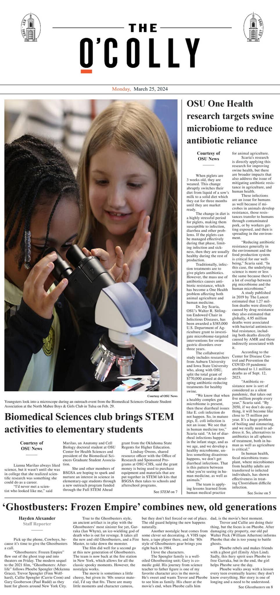 The O'Colly, Monday, March 25, 2024 by The O'Colly - Issuu