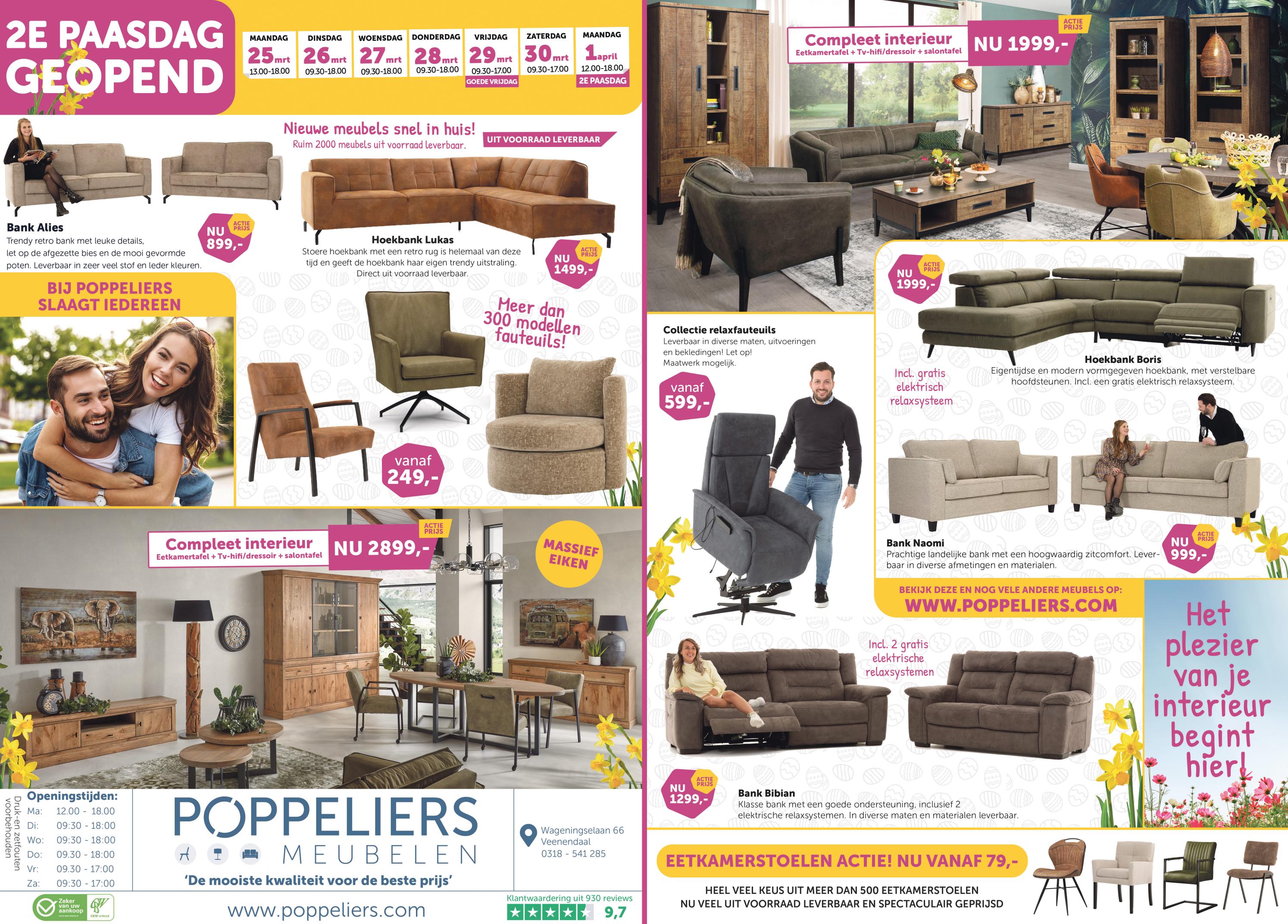 Folder of advertentie Poppeliers Meubelen week 13 by Media Solutions B ...