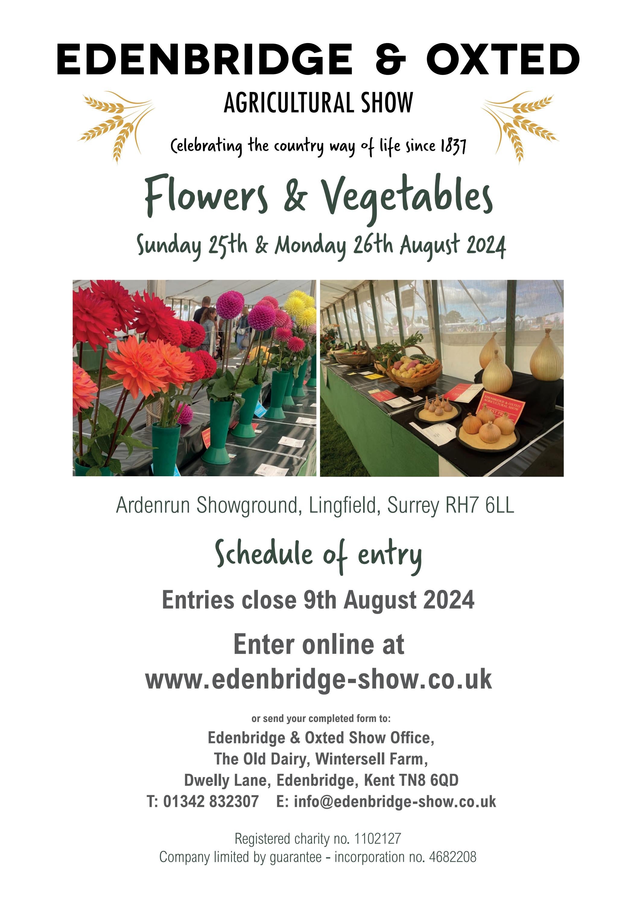 Horticultural Competition Schedule, Edenbridge & Oxted Show 2024 by ...