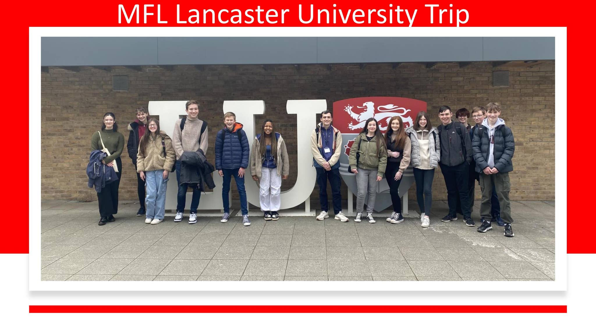 MFL Languages Trip to Lancaster University by Schudio - Issuu