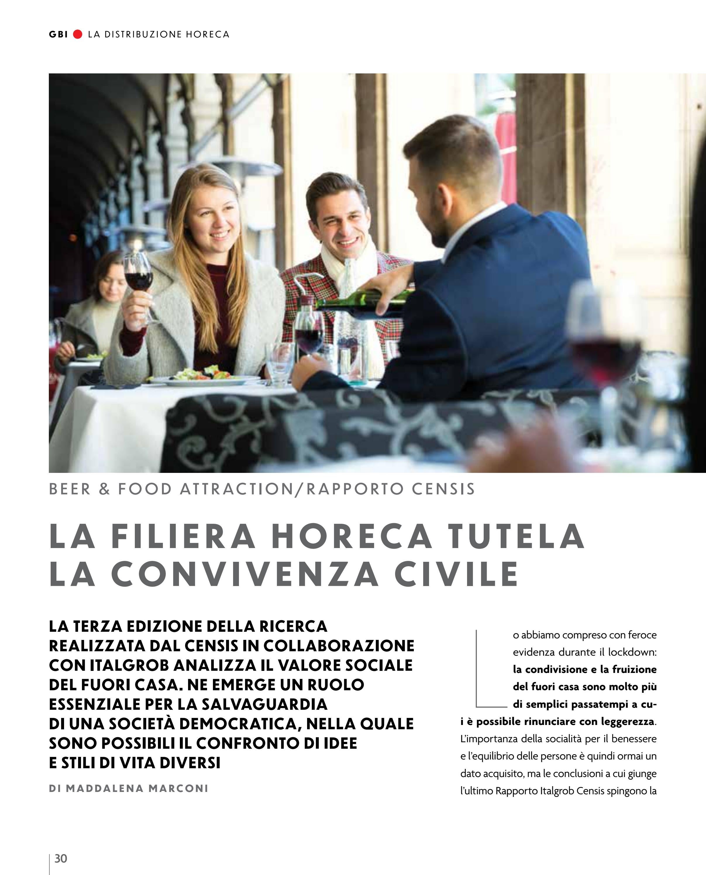 La filiera Horeca tutela by Italgrob - Federazione Italiana Distributori Horeca - Issuu