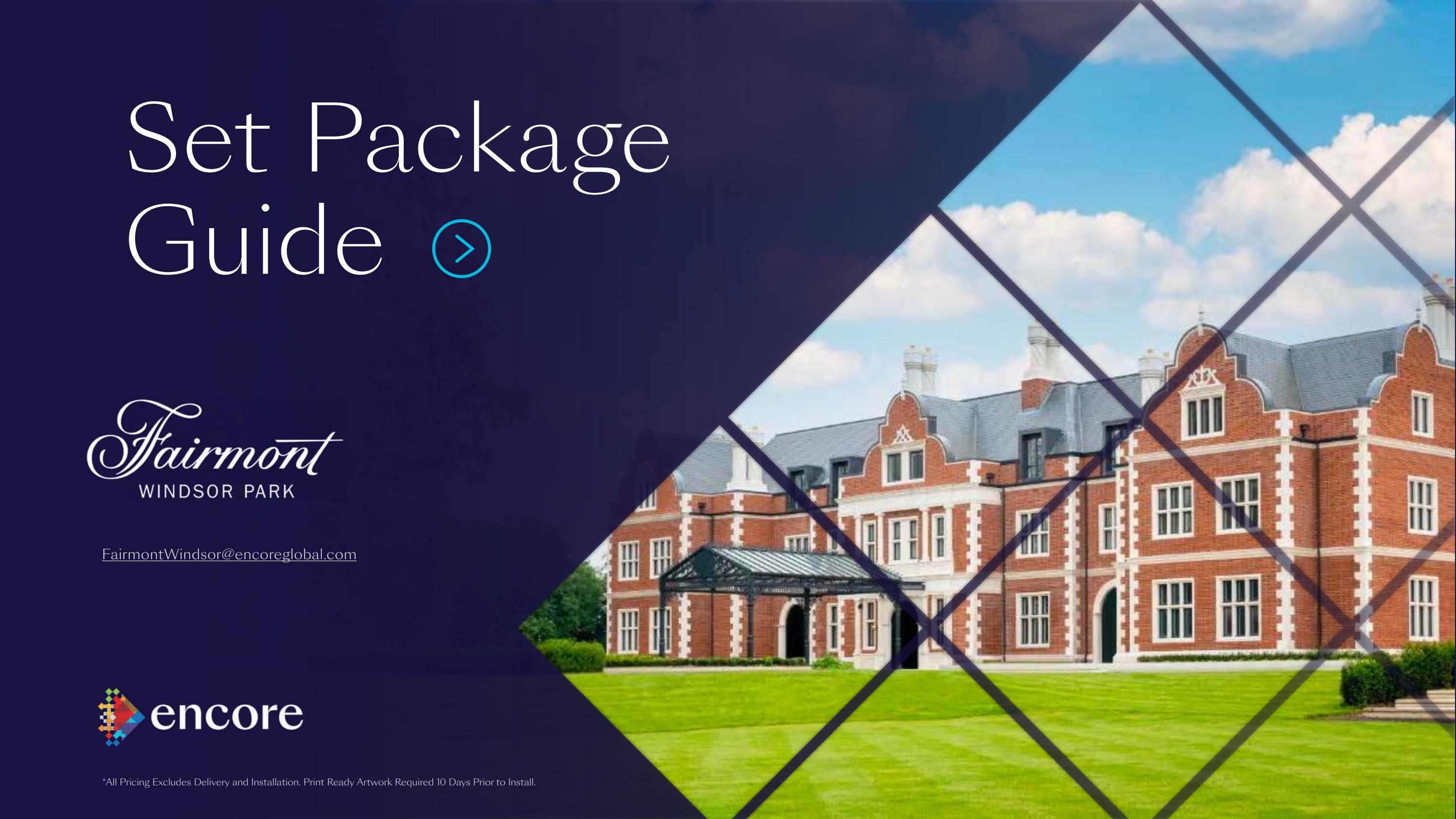 Fairmont Windsor Park - Encore AV Brochure by FairmontWP - Issuu