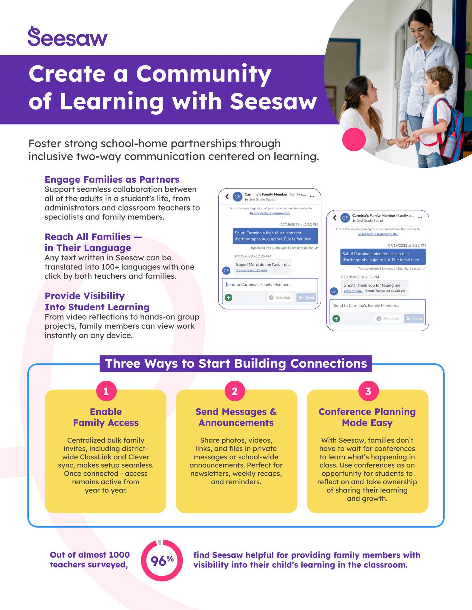 Create a Community of Learning with Seesaw by seesawlearning - Issuu