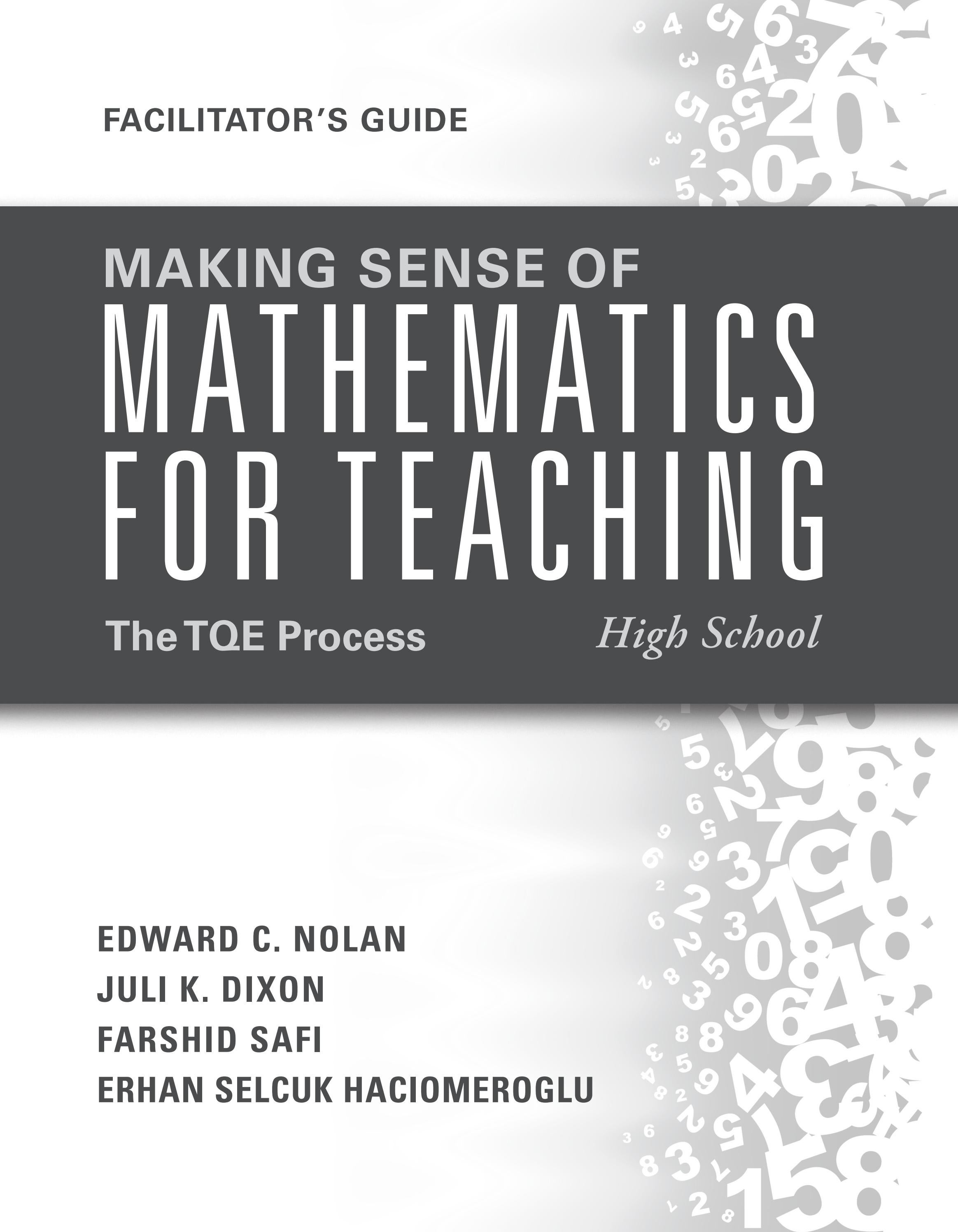Making Sense of Mathematics for Teaching High School Making Sense of ...