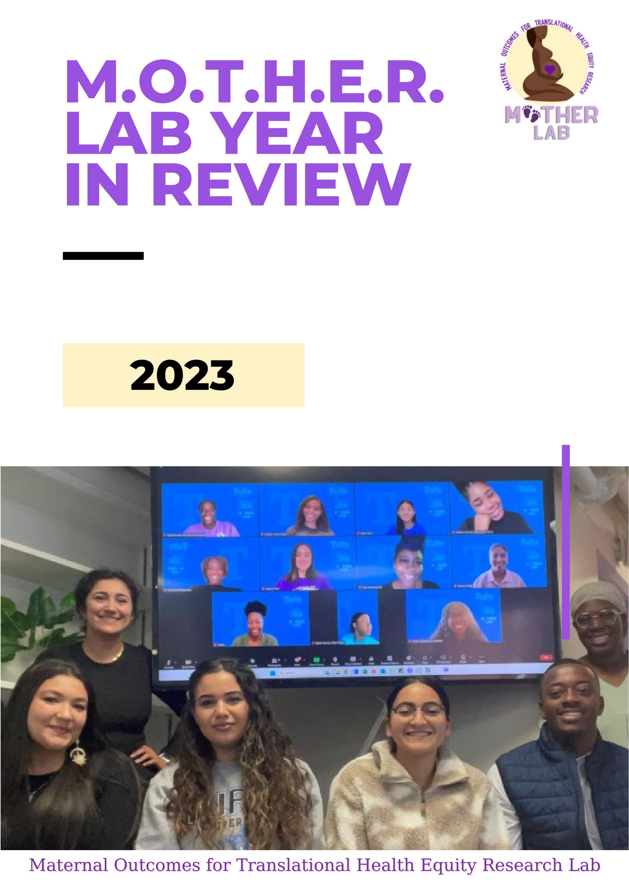 MOTHER Lab Year In Review by CBMHRJ - Issuu