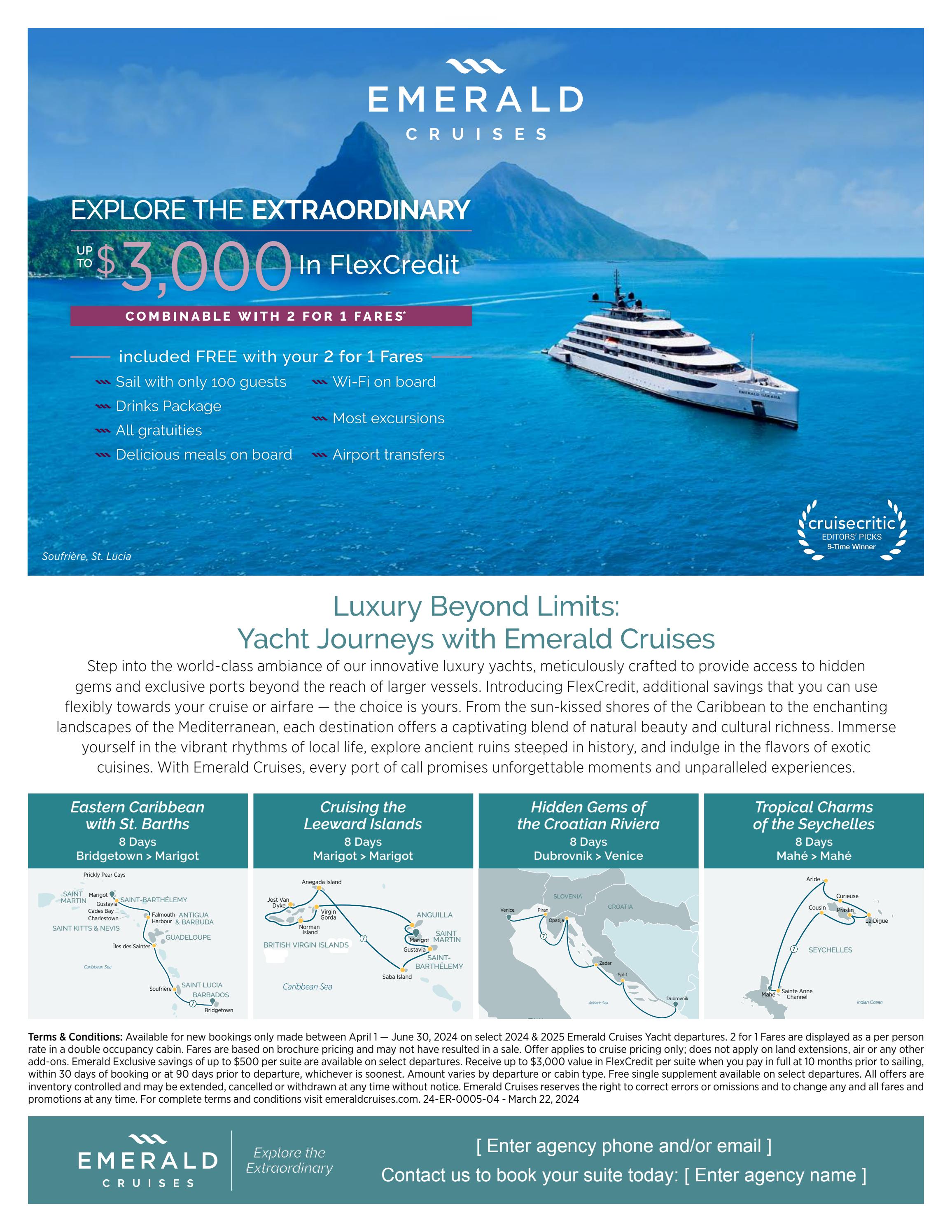 Emerald Cruises - Explore the Extraordinary Q2 Flyers by Scenic ...