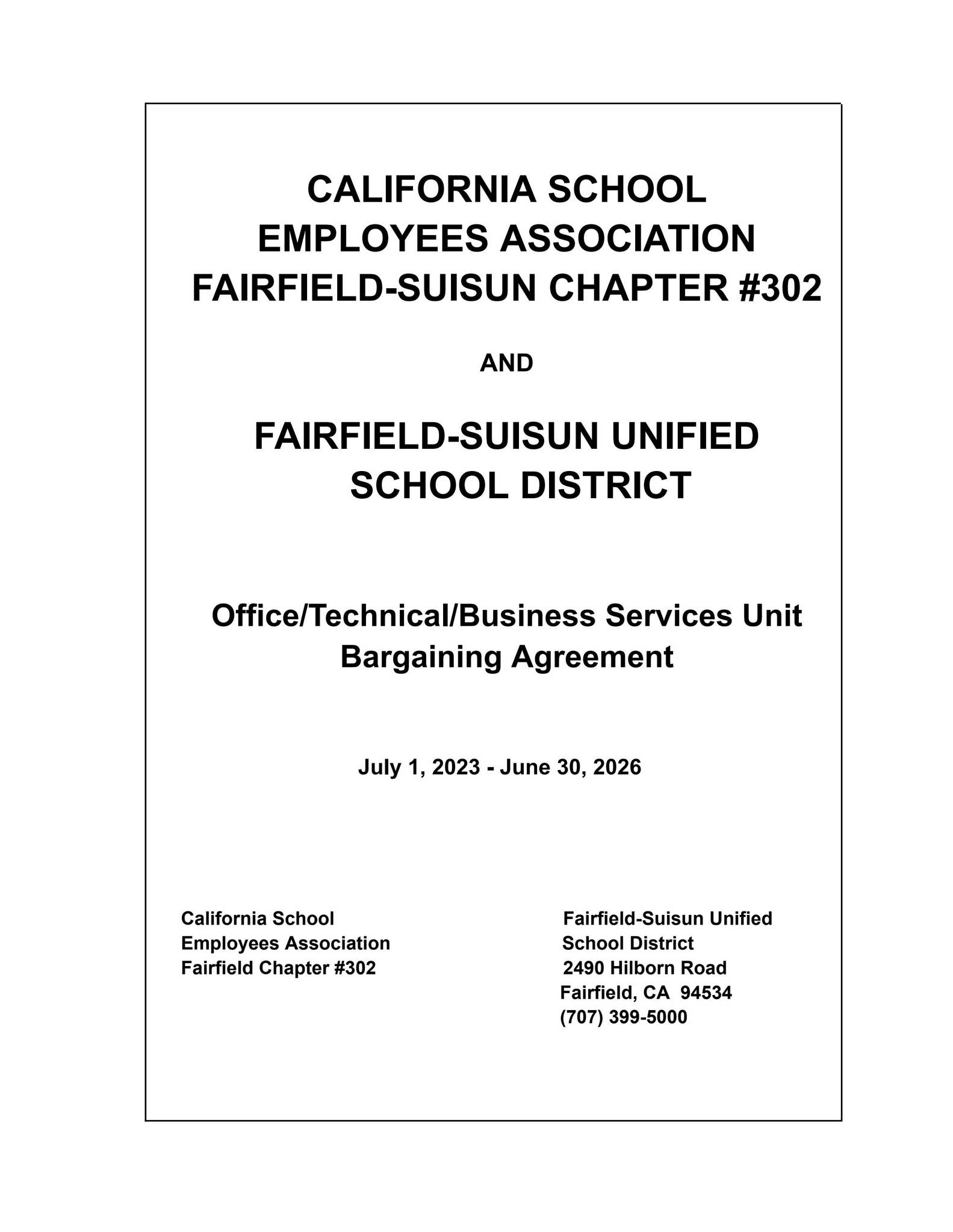 CSEA Contract by fsusd-co - Issuu