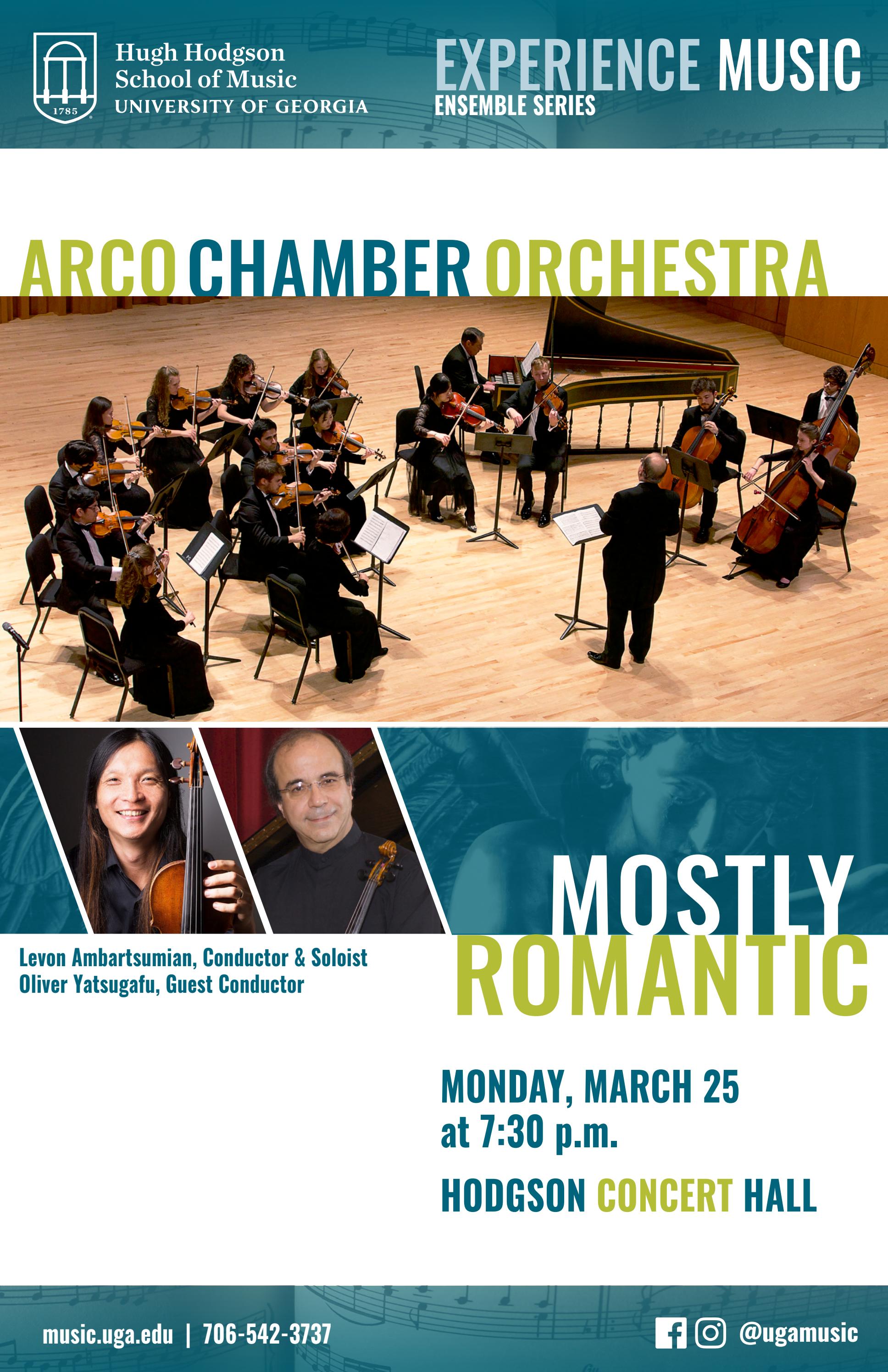 ARCO Chamber Orchestra presents "Mostly Romantic" by ugamusic - Issuu