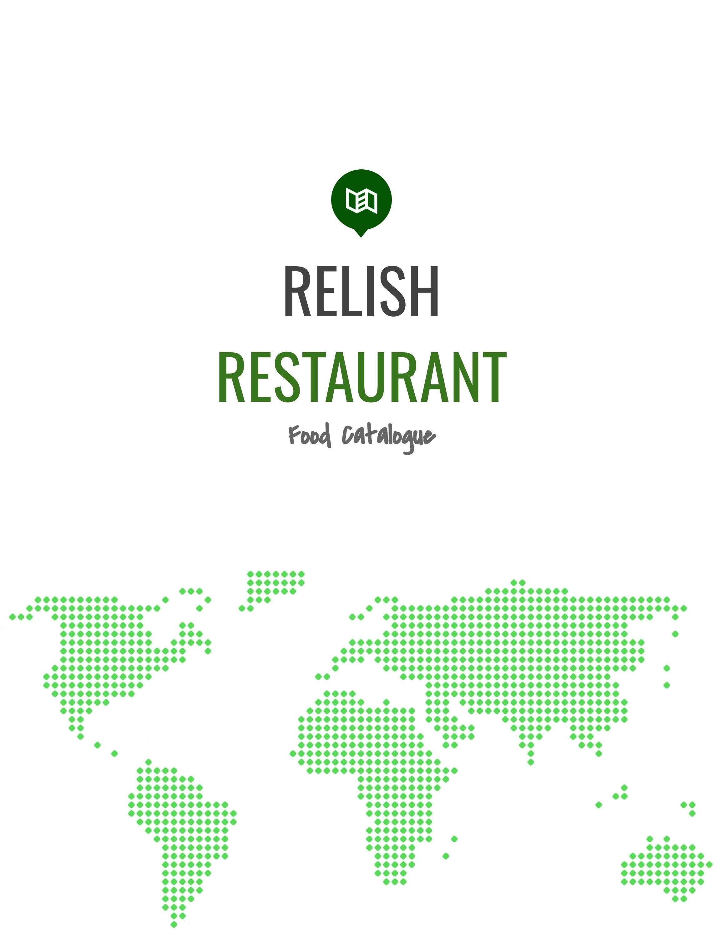 CATALOGUE - Relish Restaurant by RODRIGUEZ MERINO Jaime - Issuu