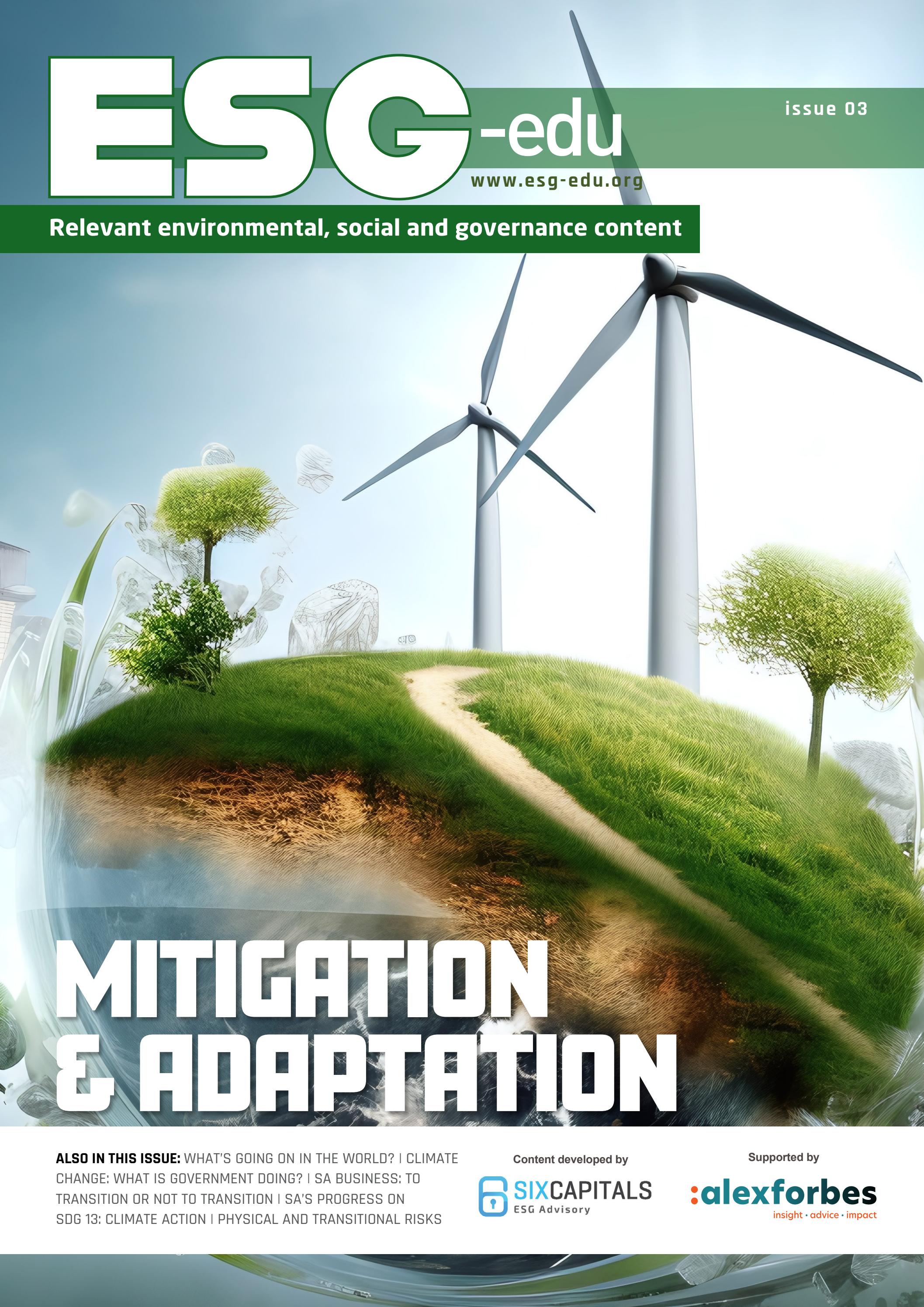 ESG-Edu - Mitigation & Adaptation by esg-edu - Issuu