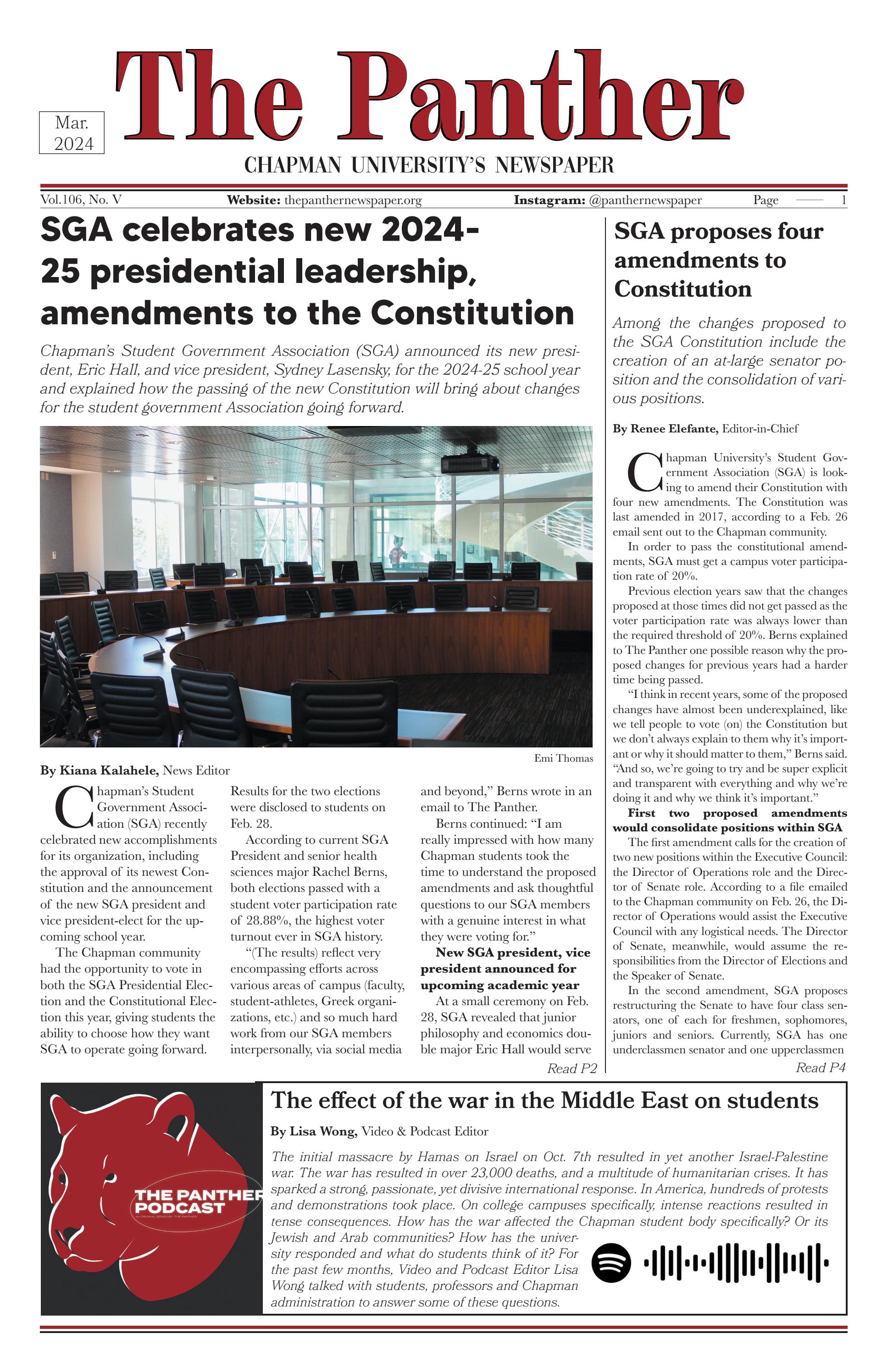 March 2024 by The Panther Newspaper - Issuu