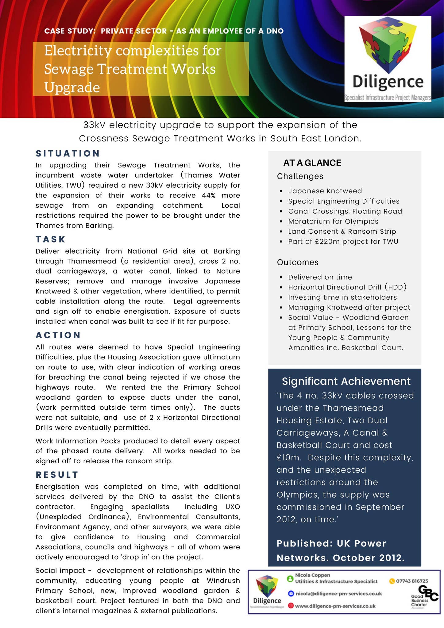Case Study - Project Management - Major Connections in Electricity by ...