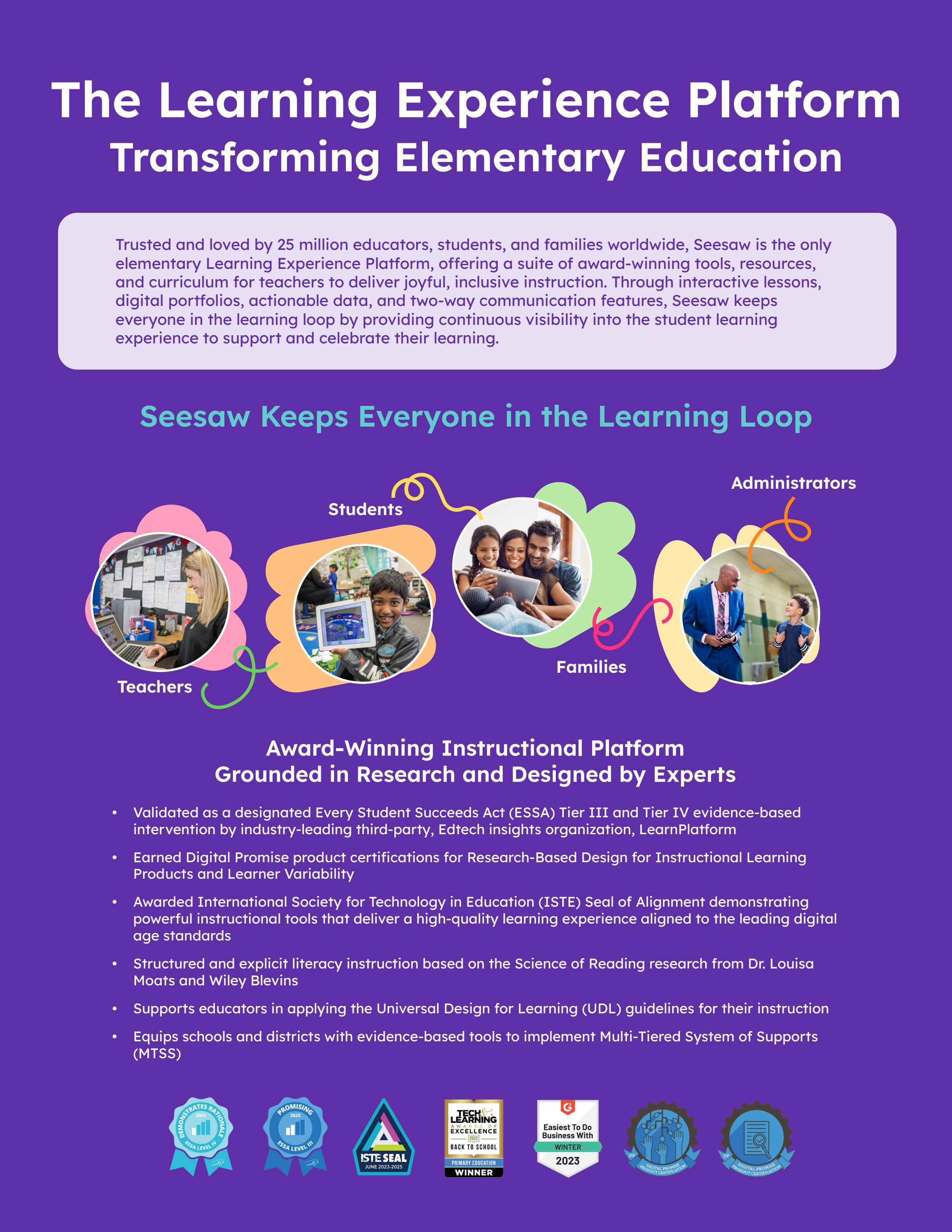 Seesaw Instruction & Insights Overview Brochure by seesawlearning - Issuu