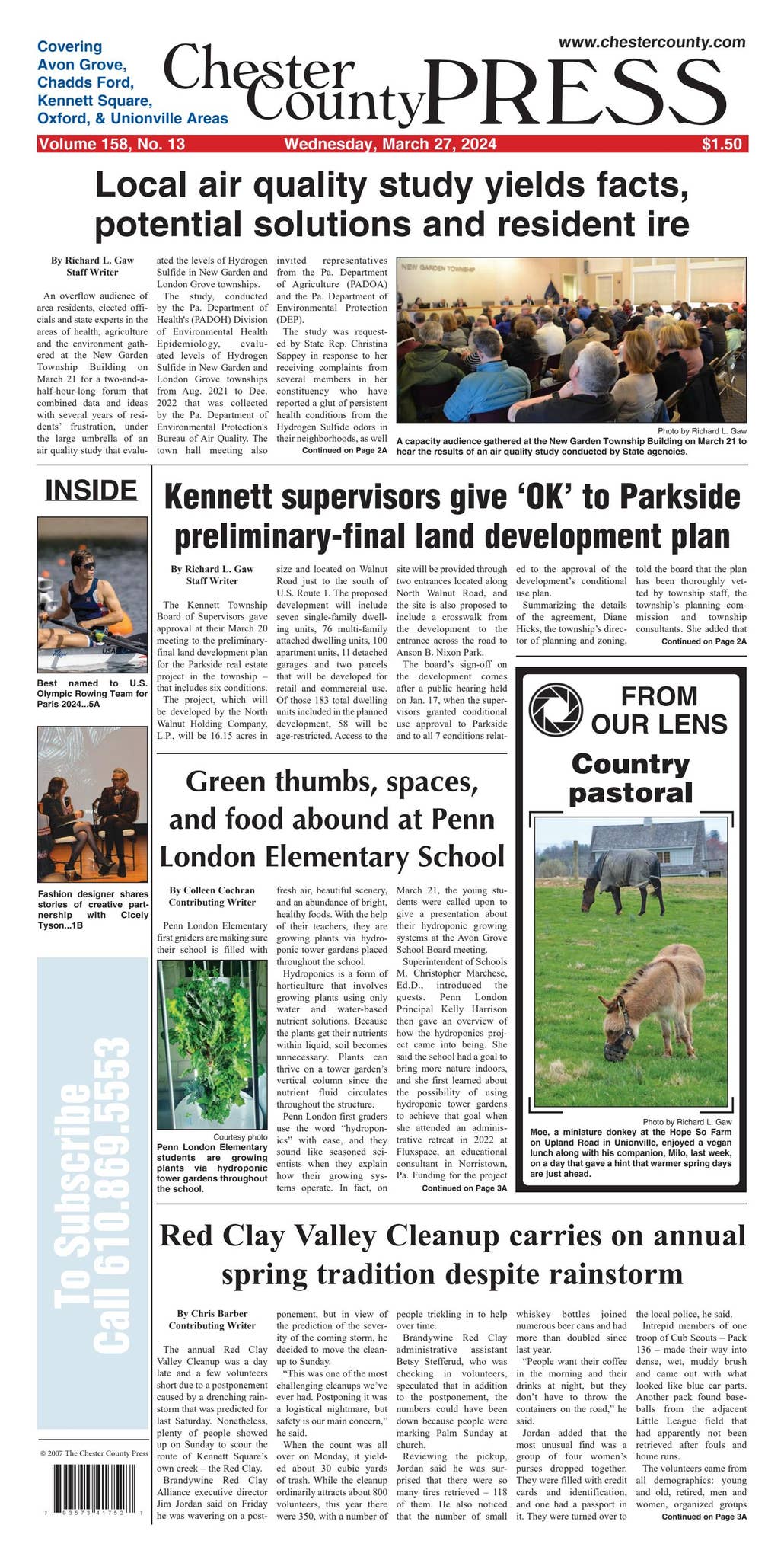 Chester County Press 03-27-2024 Edition by Ad Pro Inc. - Issuu