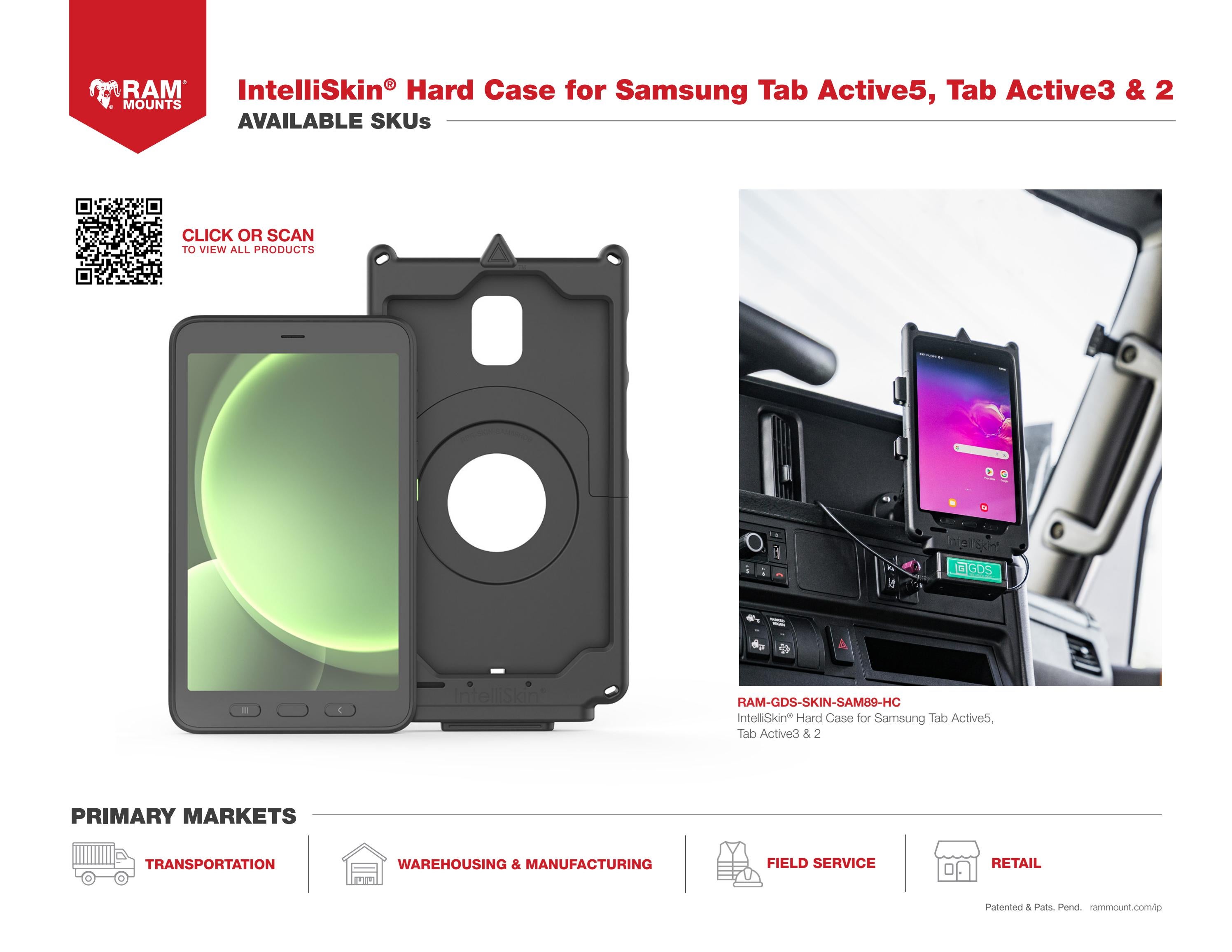 Buyers Guide: IntelliSkin® Hard Case for Samsung Tab Active5, Tab ...